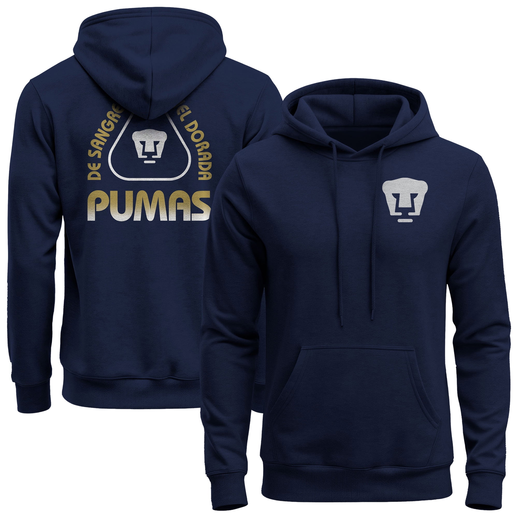 Men's 1863FC Navy Pumas True Glory Fleece Hoodie - Walmart.com