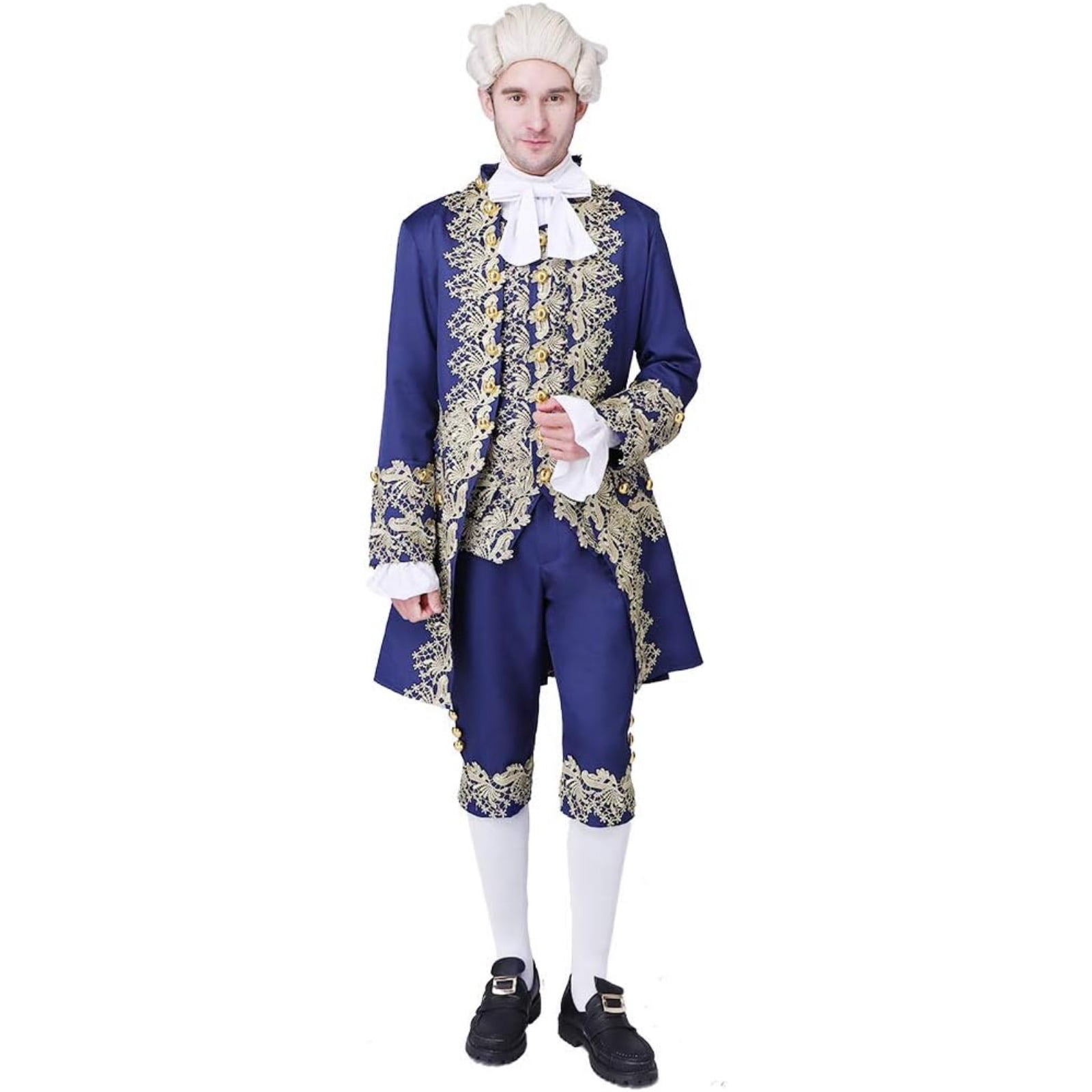 Men's 18th Century Court Suit Colonial Victorian British Military ...
