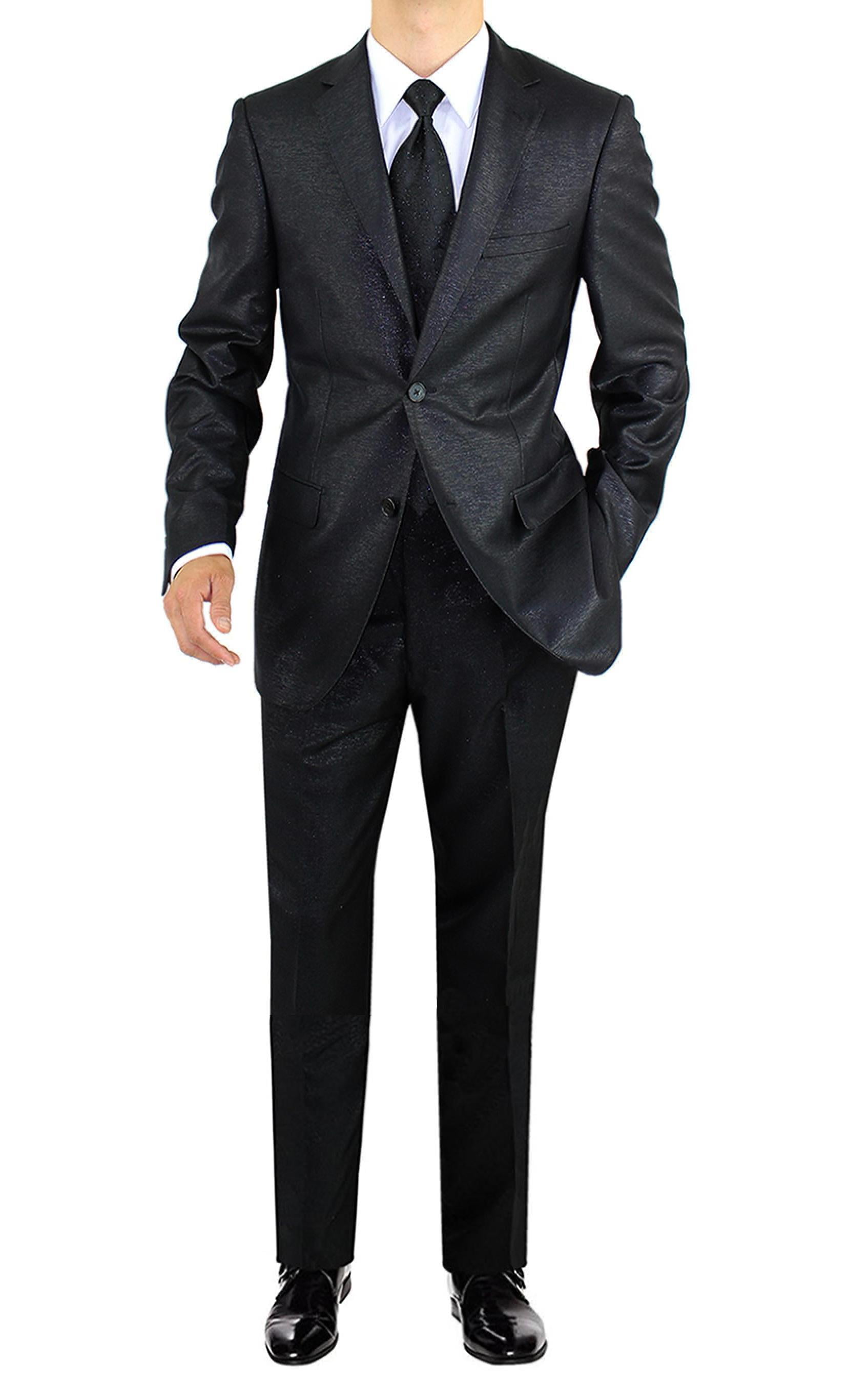 Men's 2 Button Avant Garde Formal Fashion Suit - Walmart.com