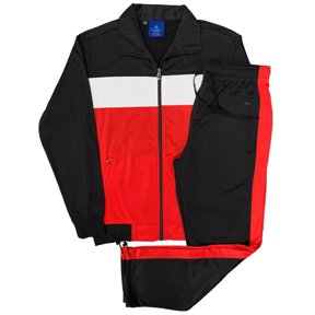 Men's Flex-It Tracksuit Set Activewear: Jogger Track Jacket & Pants ...