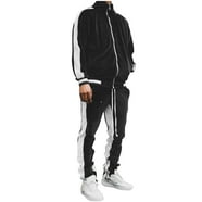 Men's 2-Piece Windbreaker Colorblock Tracksuit Meshed Lined Nylon Water ...