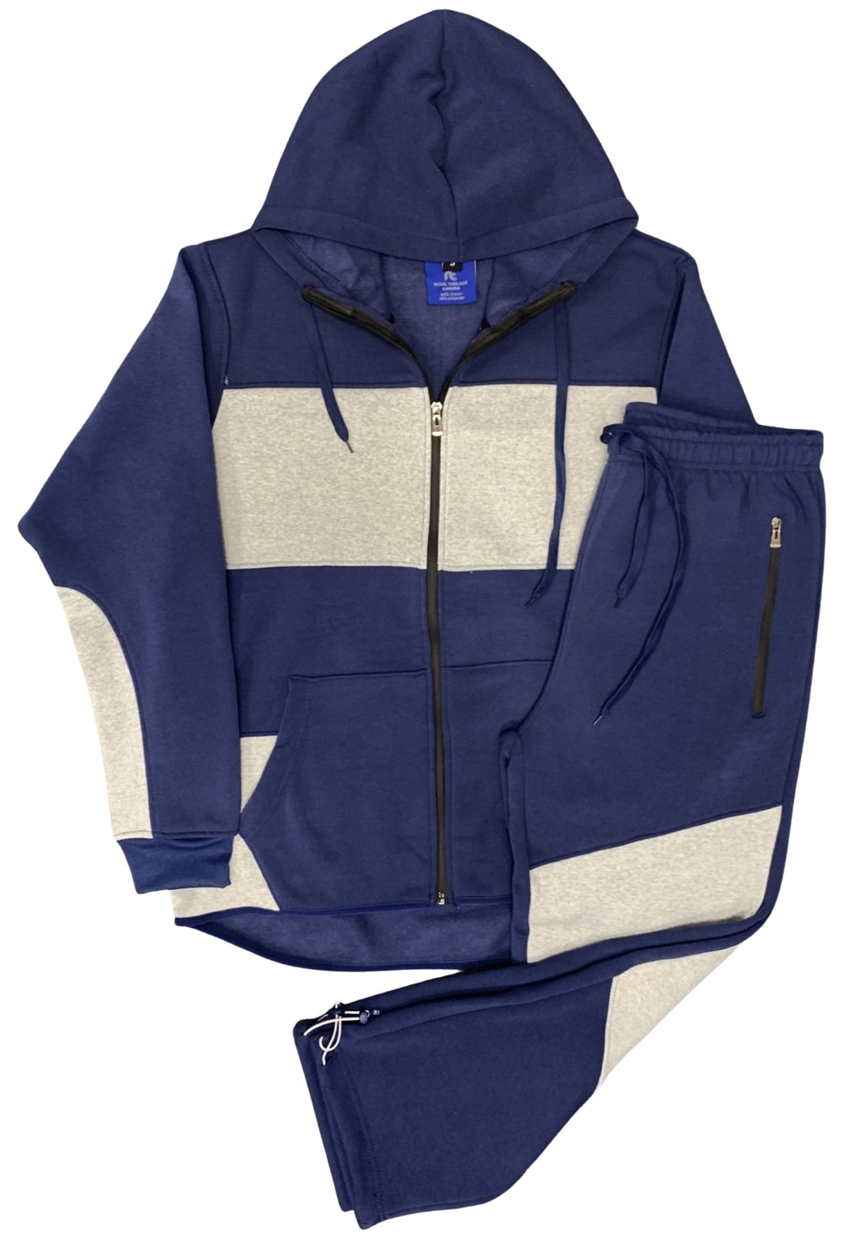 Men’s 2 piece Cloud Fleece Sweat jacket with Warm winter Sweat pants ...