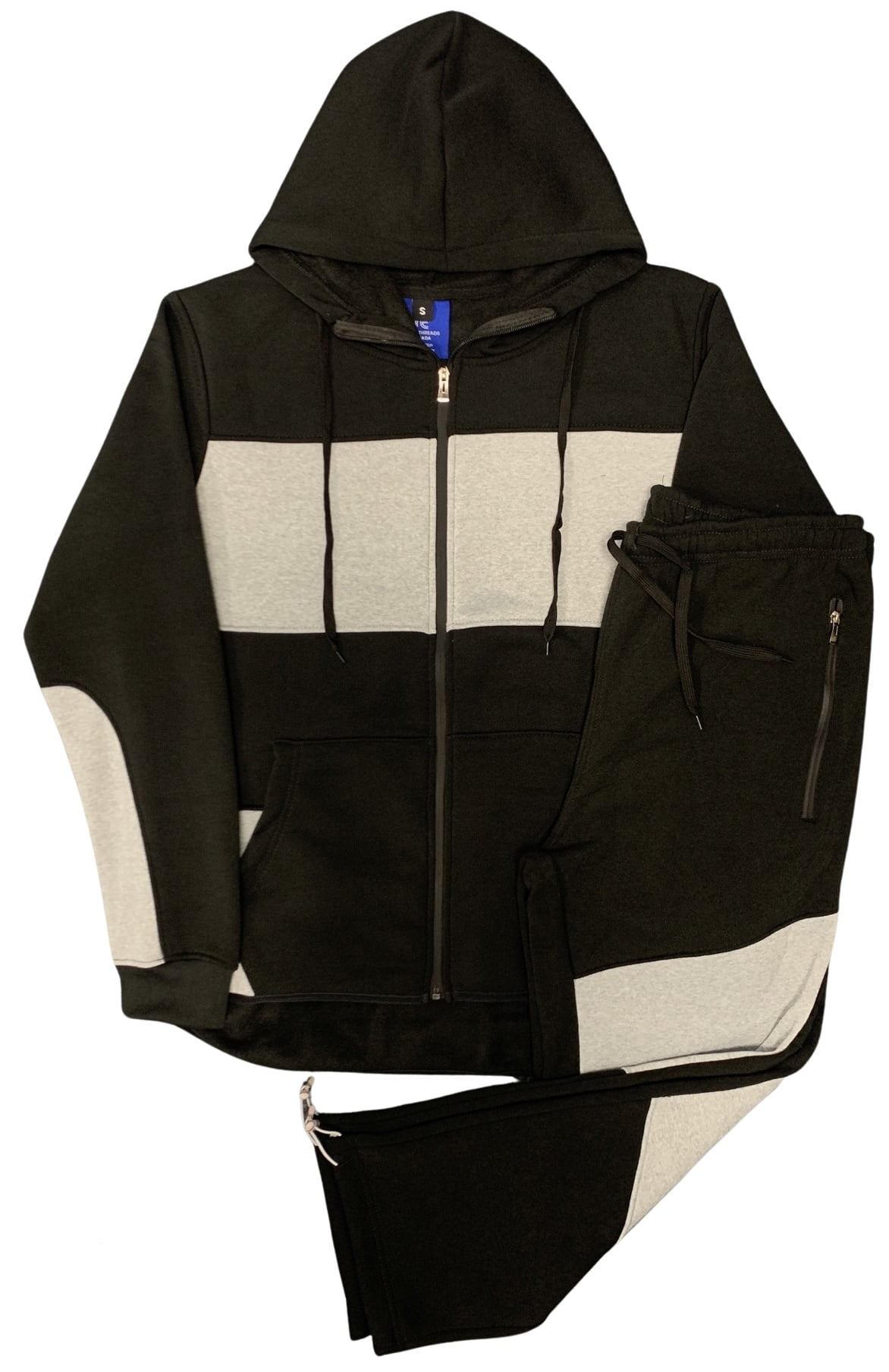 Men’s 2 piece Cloud Fleece Sweat jacket with Warm winter Sweat pants ...