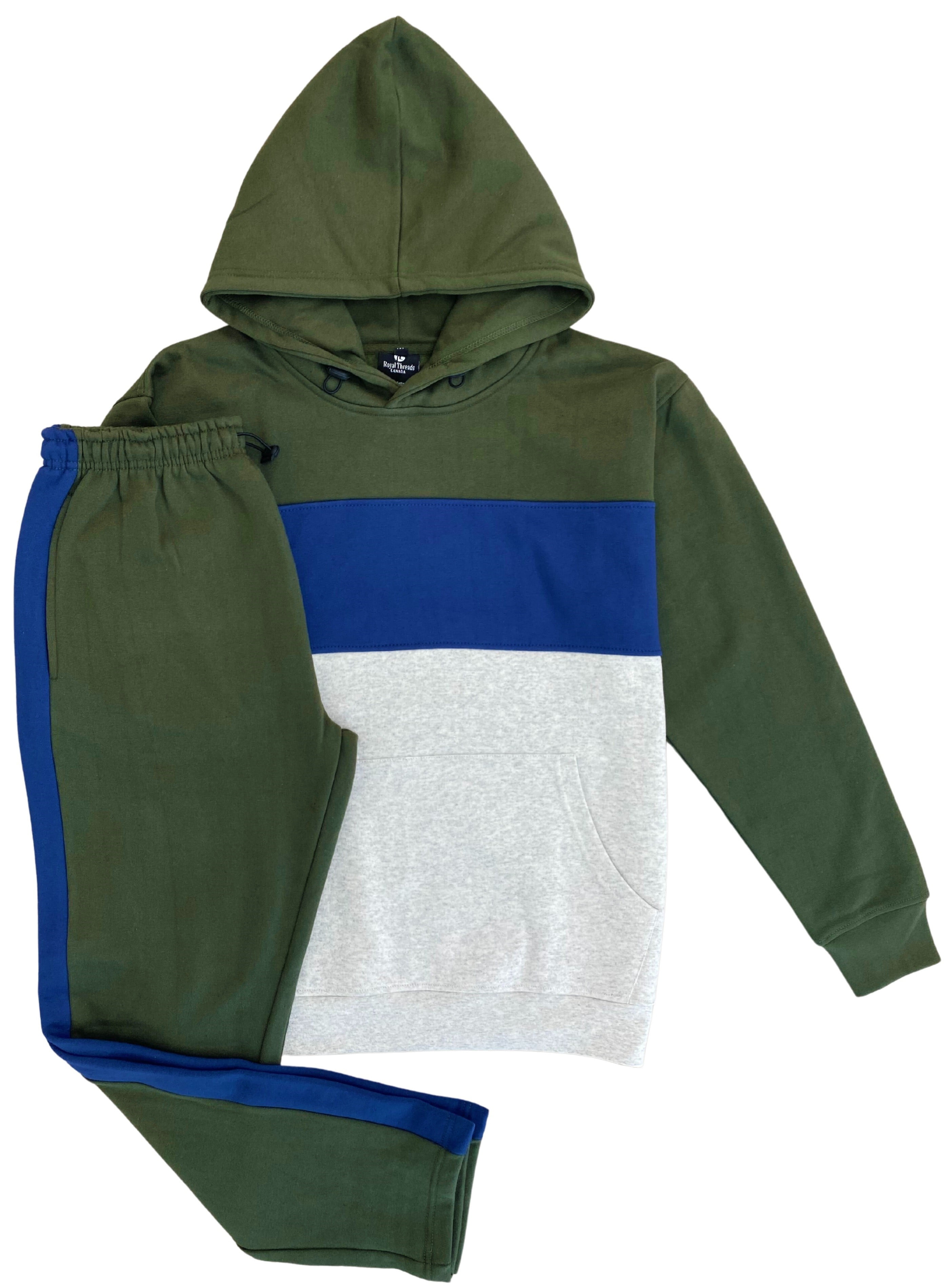 Men’s 2-piece Heavy Duty Pullover Hoodie suit with standard matching ...