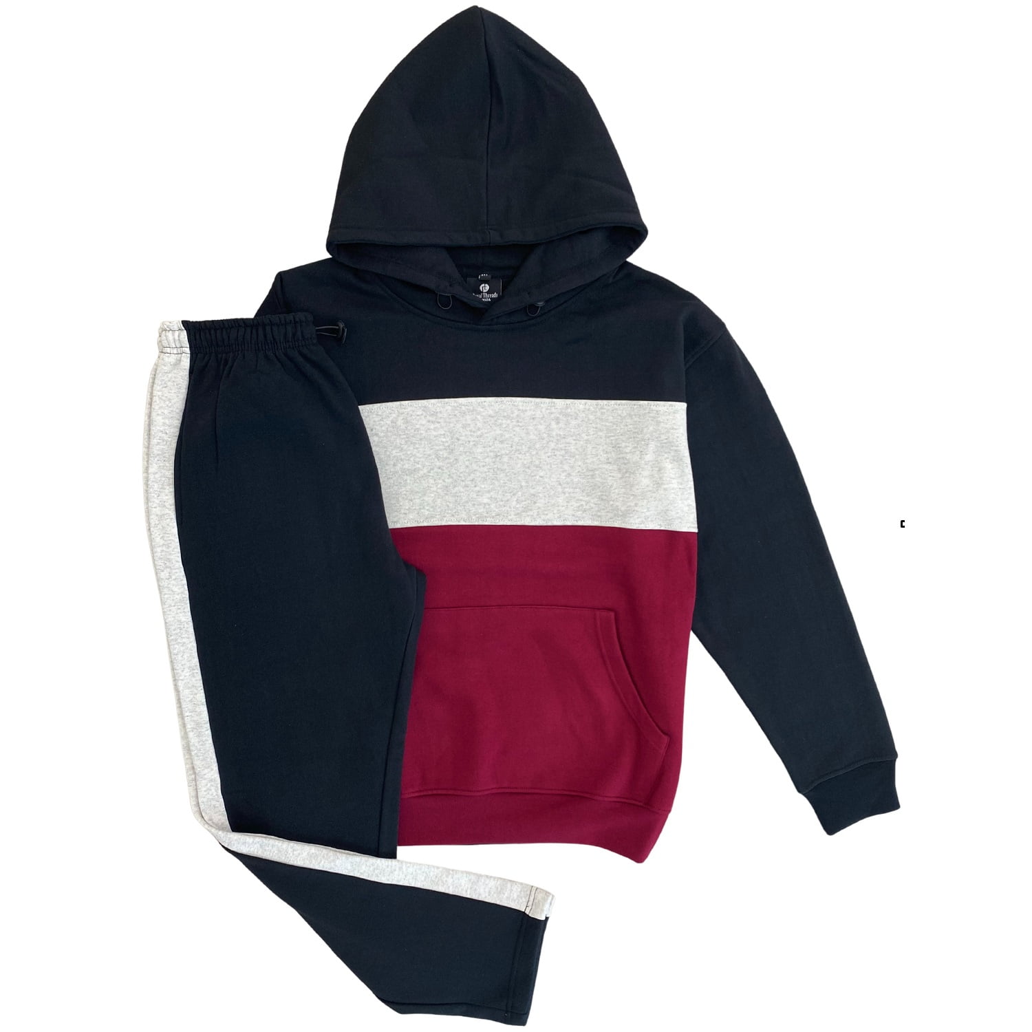 Men’s 2-piece Heavy Duty Pullover Hoodie suit with standard matching ...