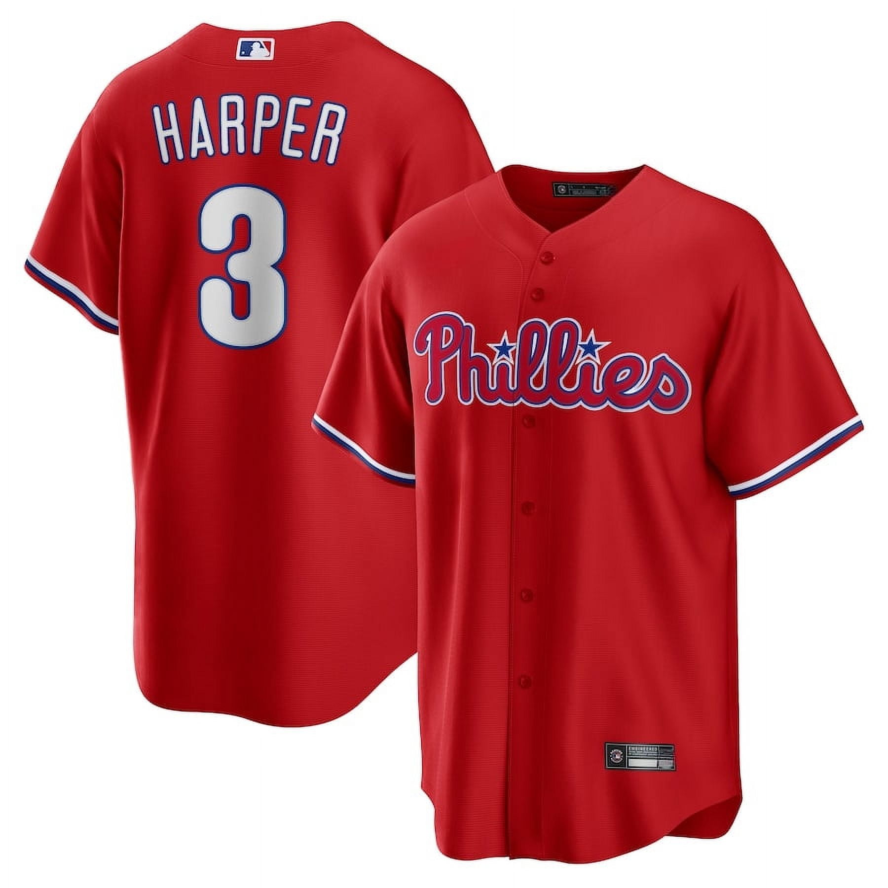 Men's 2024 Philad_elphia_Phillies #3 Bryce Harper Limited Embroidery ...