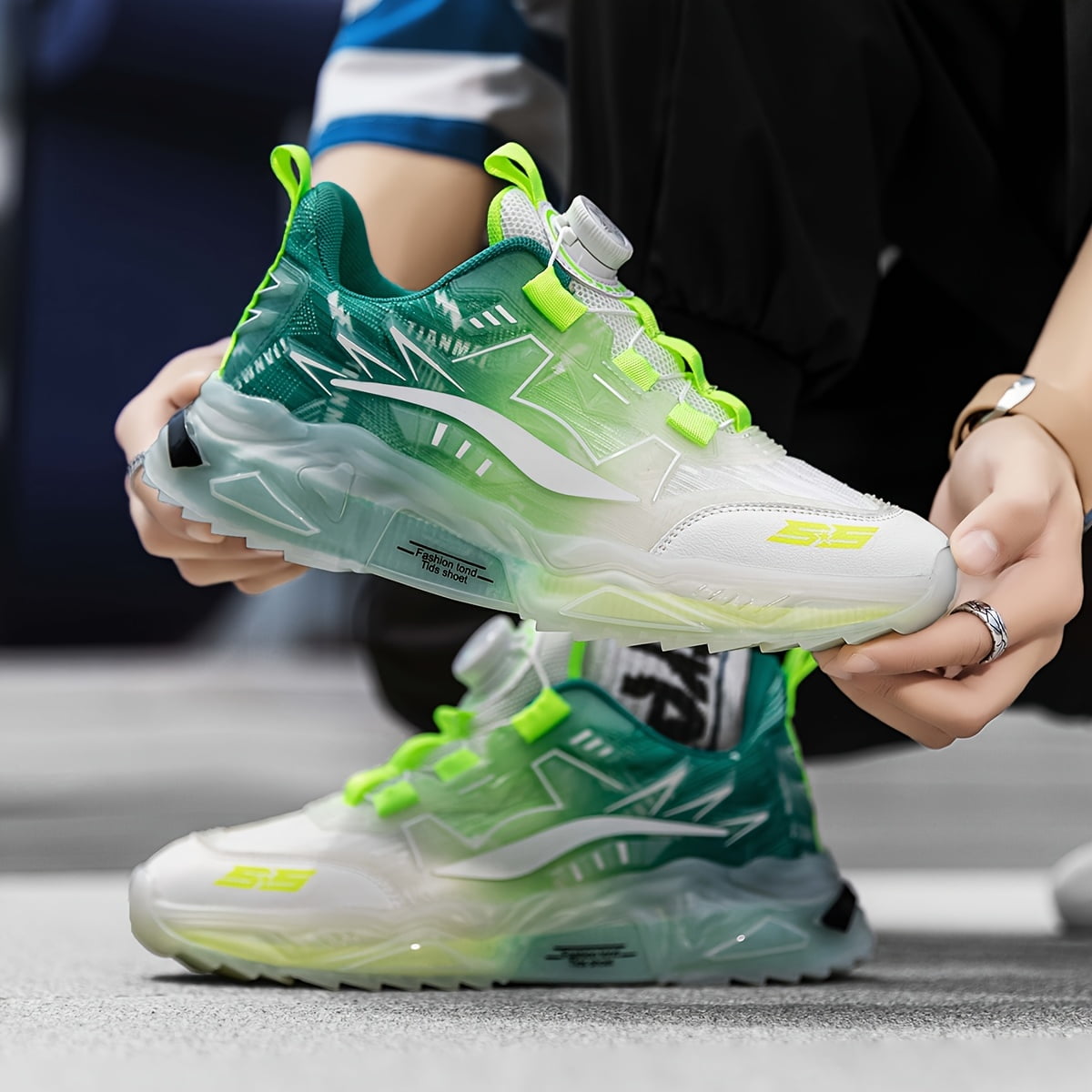 Men's 2025 Summer Breathable Running Shoes - Lightweight Low-Top ...