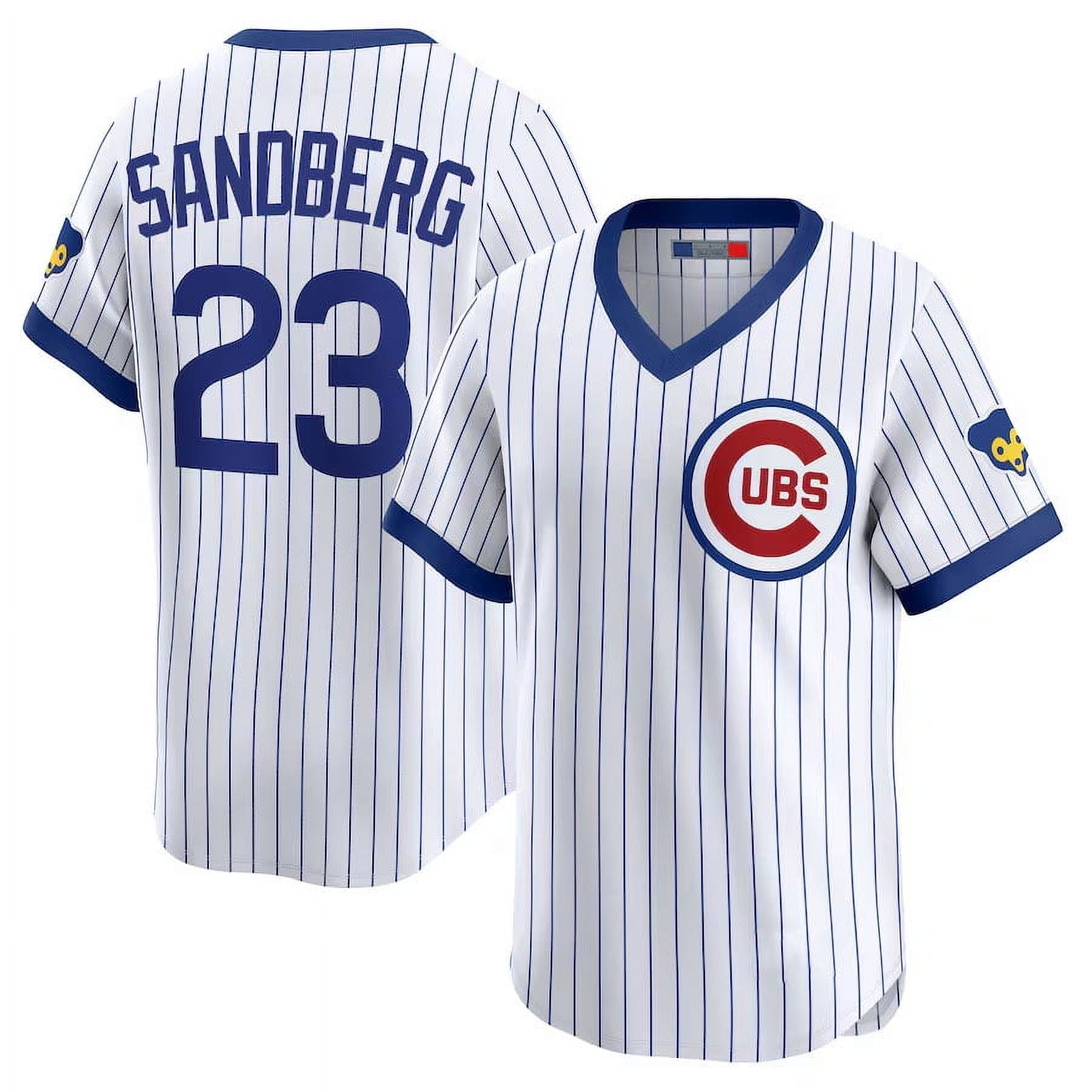 Men's #23 Sandberg Chicago Team Player Sport Limited Shirts White1 ...