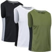 DEVOPS Men's 3-Pack Muscle Shirts, Dri Fit Gym Workout Tank Top, Medium ...