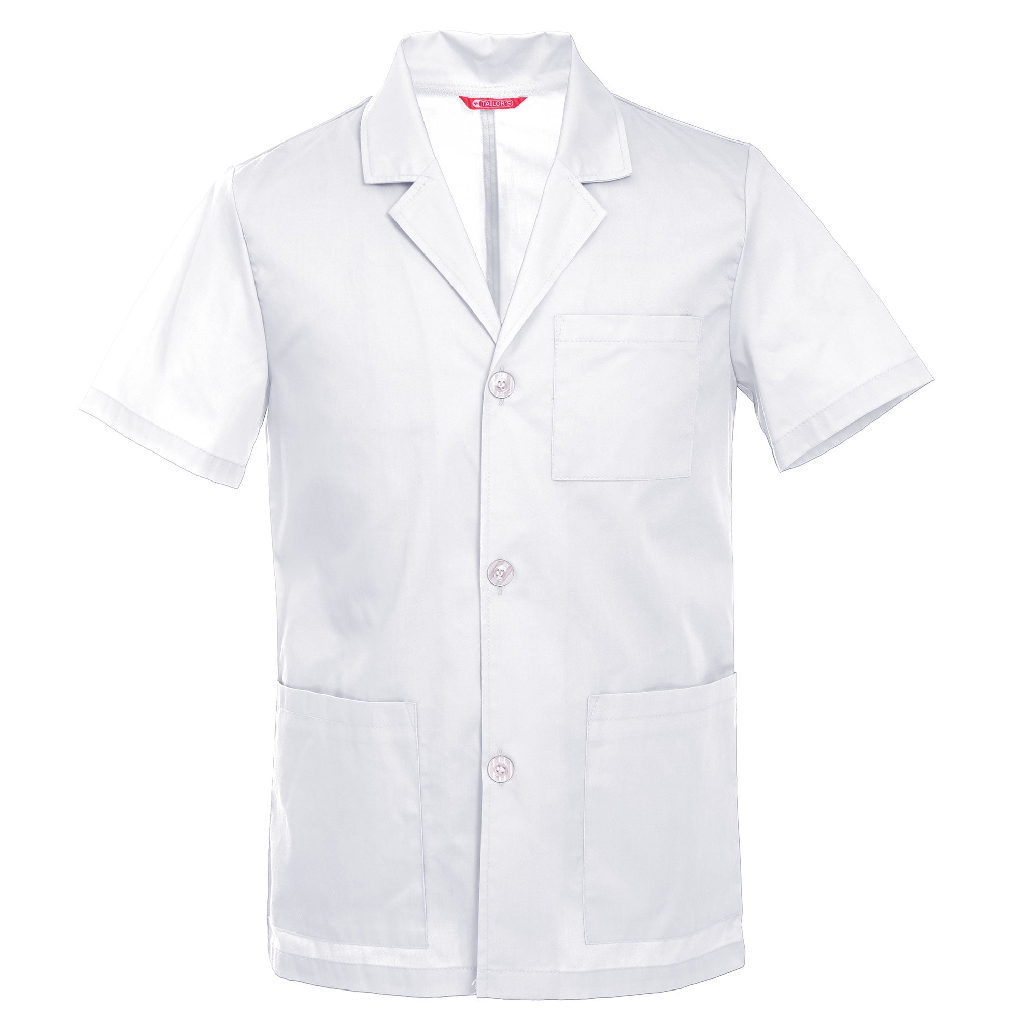 Men's 31 Inch Consultation Short Sleeve Lab Coat - Walmart.com