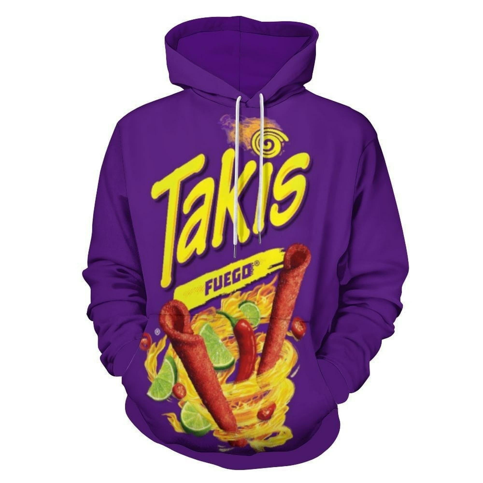 Men's 3D Print Takis Hoodie - Unisex Casual with Pocket Trendy Novelty ...