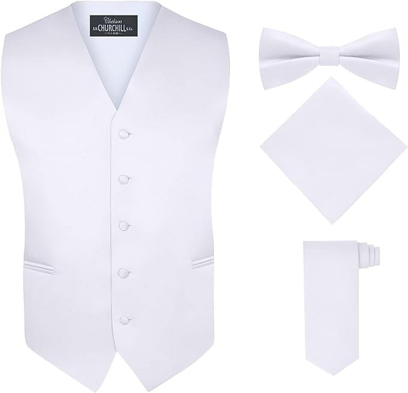 Mens Formal Prom Wedding Tuxedo Vest Tie And Hankie Set In Navy Blue