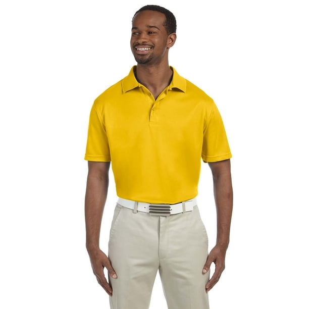 Men's 4 oz. Polytech Polo - GOLD - 3XL - Walmart Business Supplies