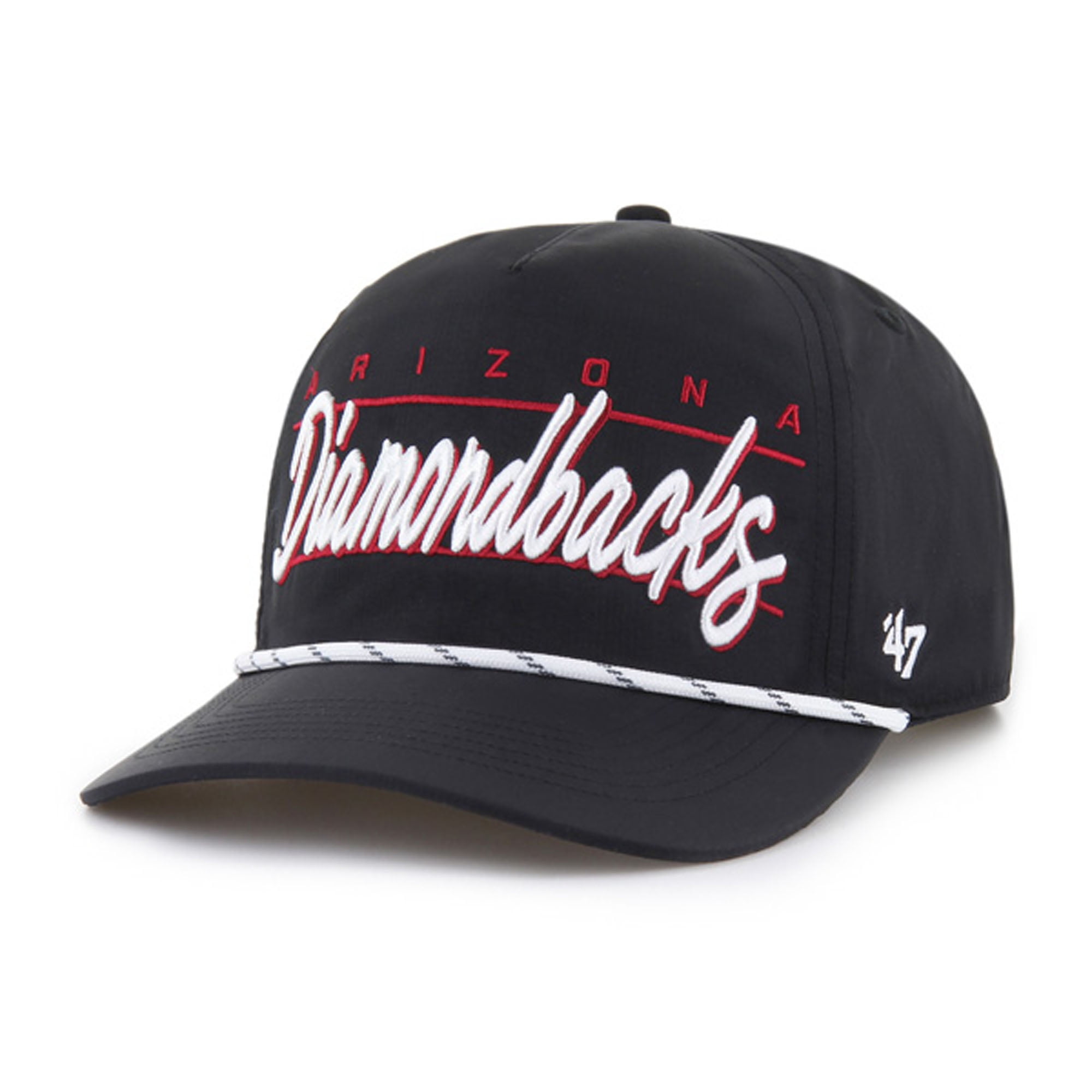 Men's '47 Black Arizona Diamondbacks Condor Hitch Adjustable Hat ...
