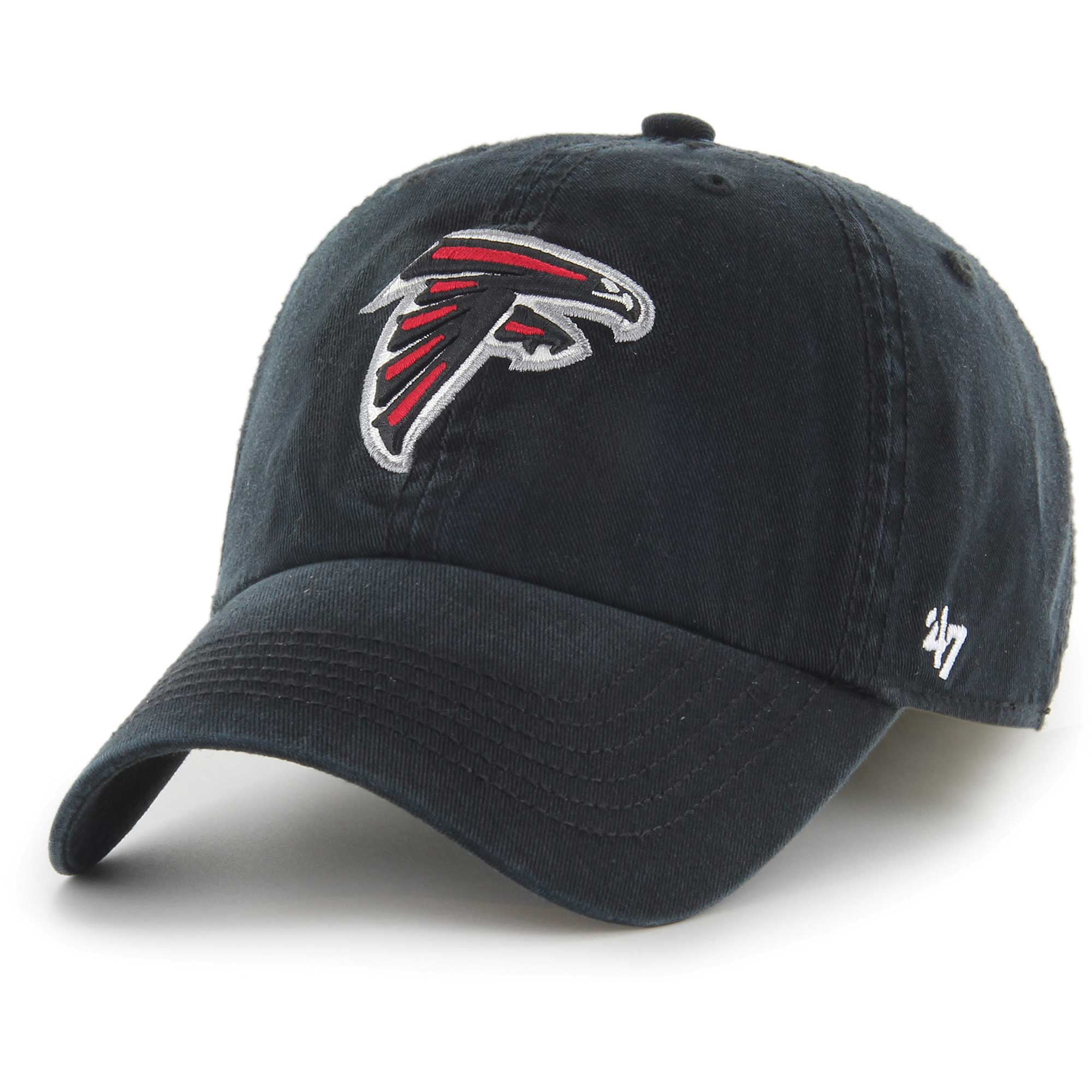 Men's '47 Black Atlanta Falcons Franchise Logo Fitted Hat - Walmart.com
