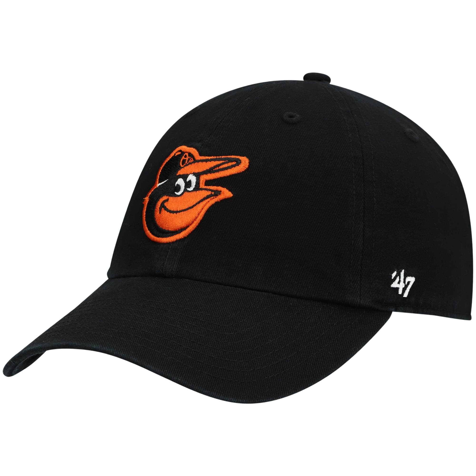 Men's '47 Black Baltimore Orioles Heritage Clean Up Adjustable Hat - Walmart.com