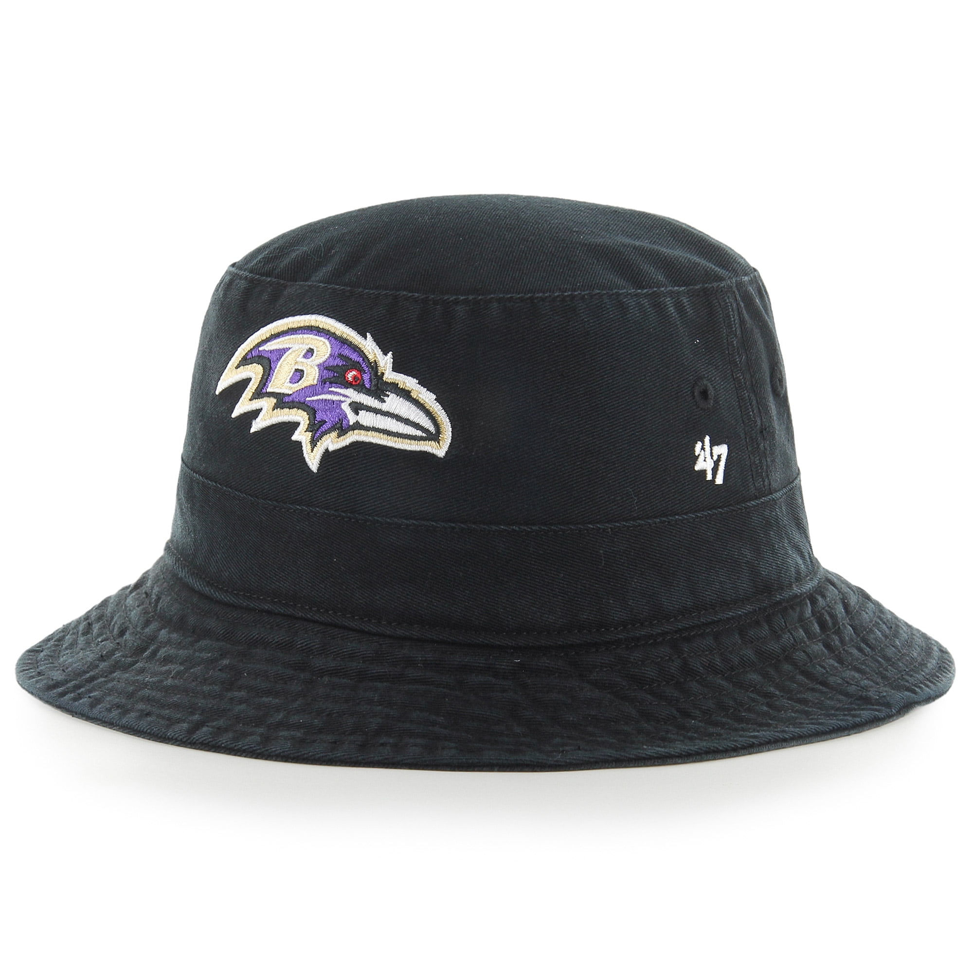 Men's '47 Black Baltimore Ravens Primary Bucket Hat - Walmart.com
