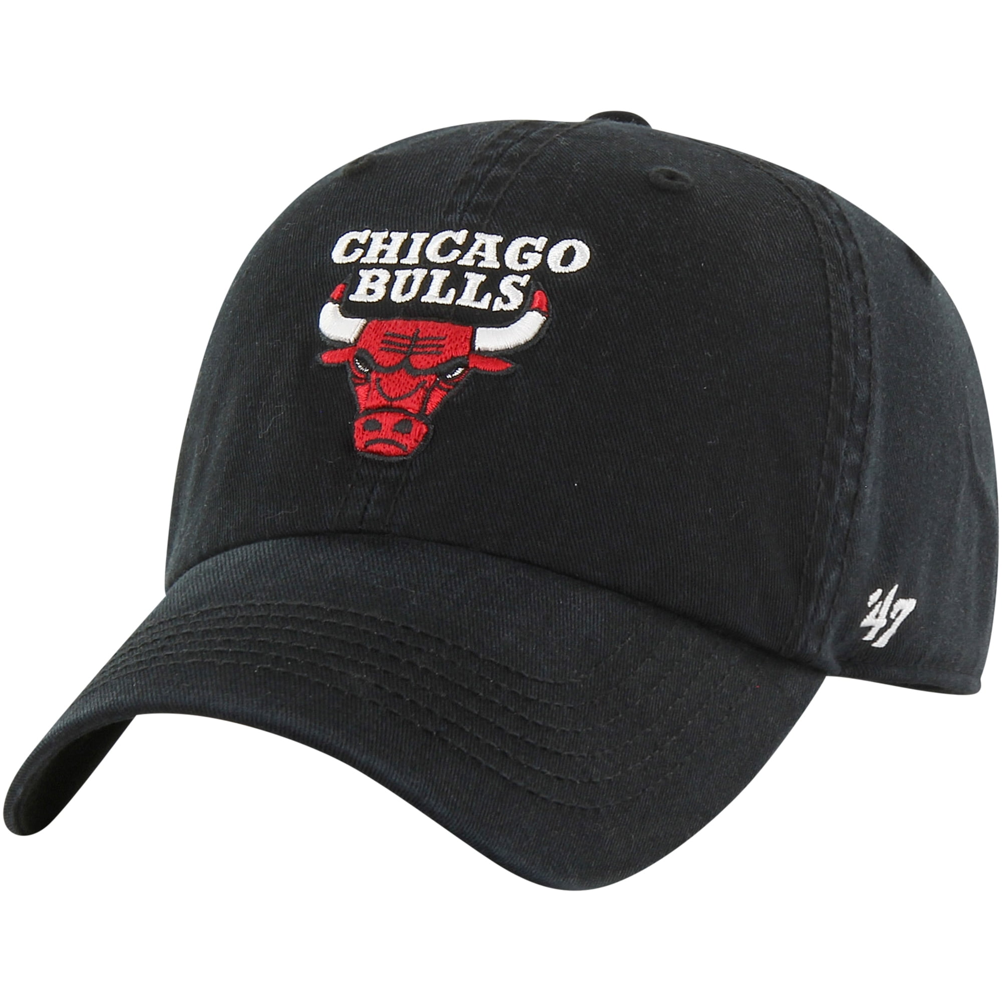 Men's '47 Black Chicago Bulls Classic Franchise Fitted Hat - Walmart.com