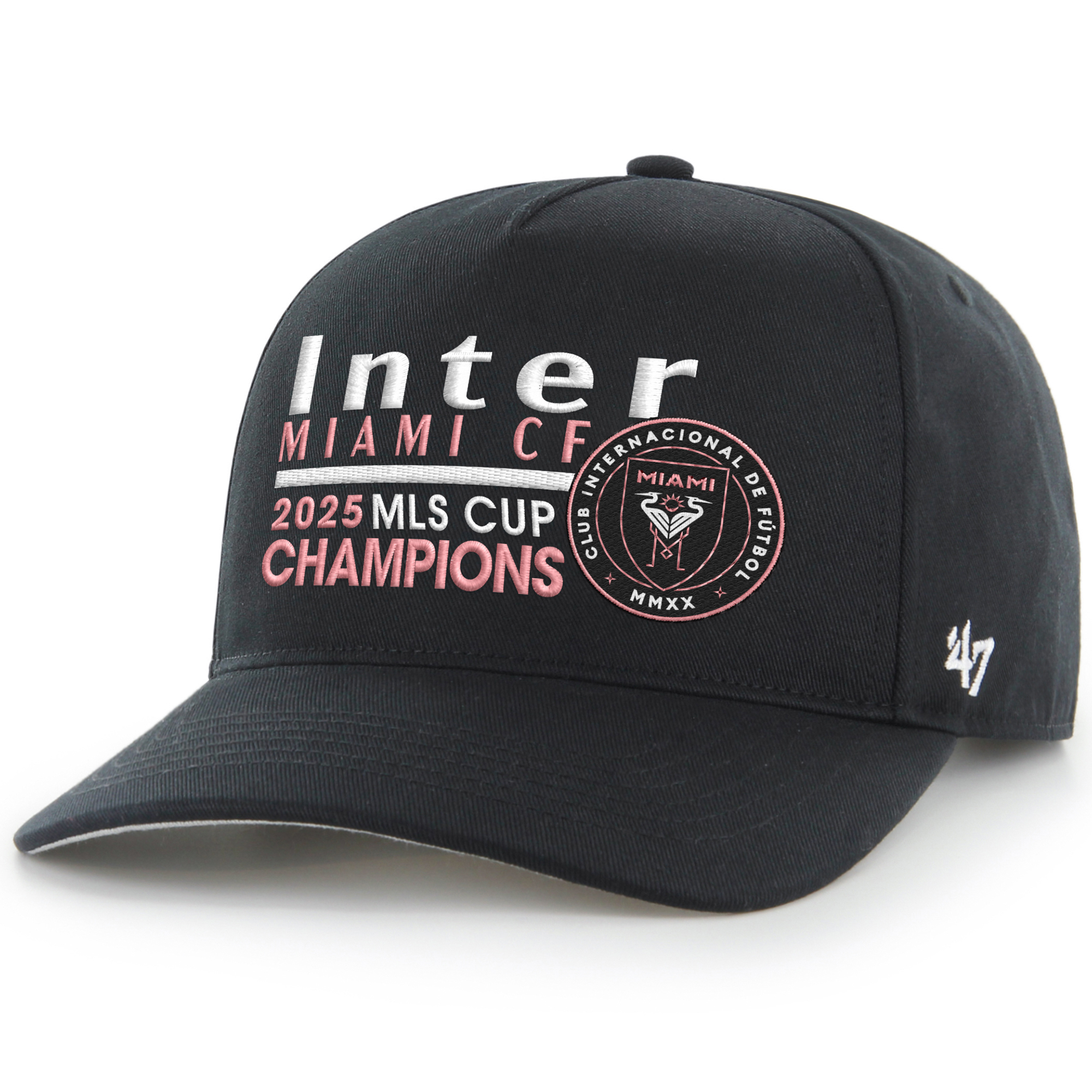 Men's '47 Black Inter Miami CF 2025 MLS Cup Champions Hitch Adjustable ...