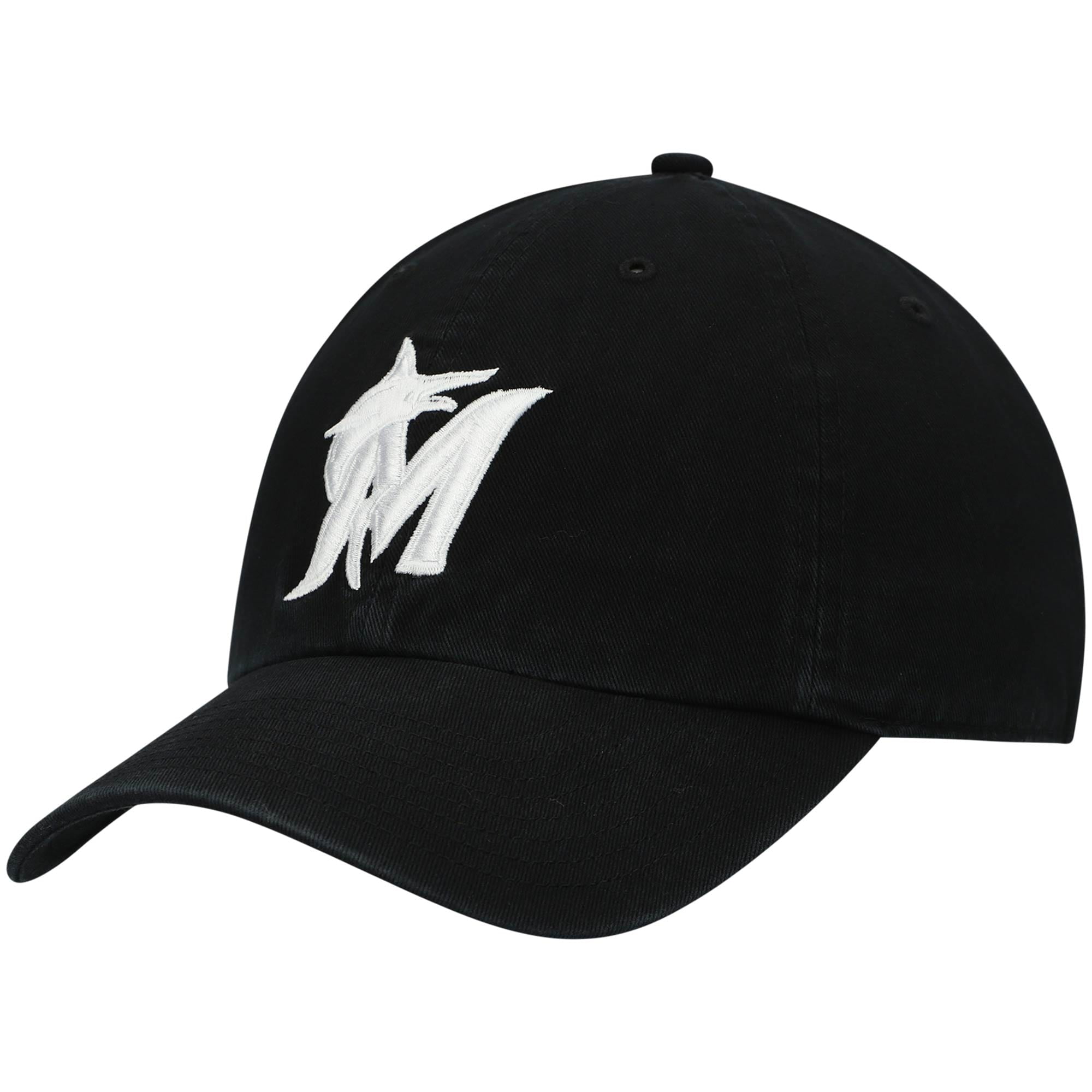 Men's '47 Black Miami Marlins Challenger Adjustable Hat - Walmart.com