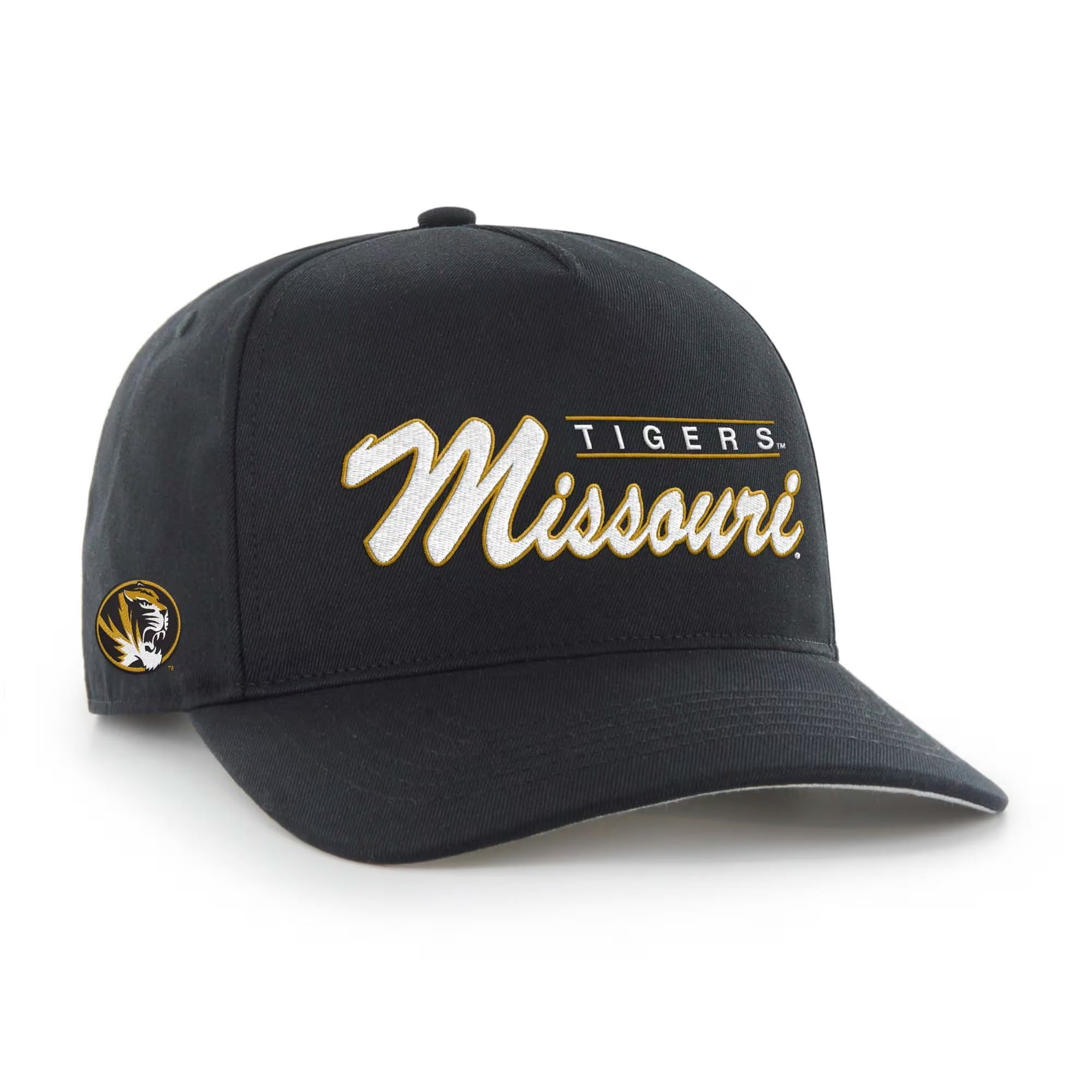 Men's '47 Black Missouri Tigers Double Header Hitch Adjustable Hat ...