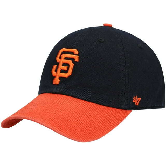 Men's '47 Black San Francisco Giants Clean Up Adjustable Hat - OSFA ...