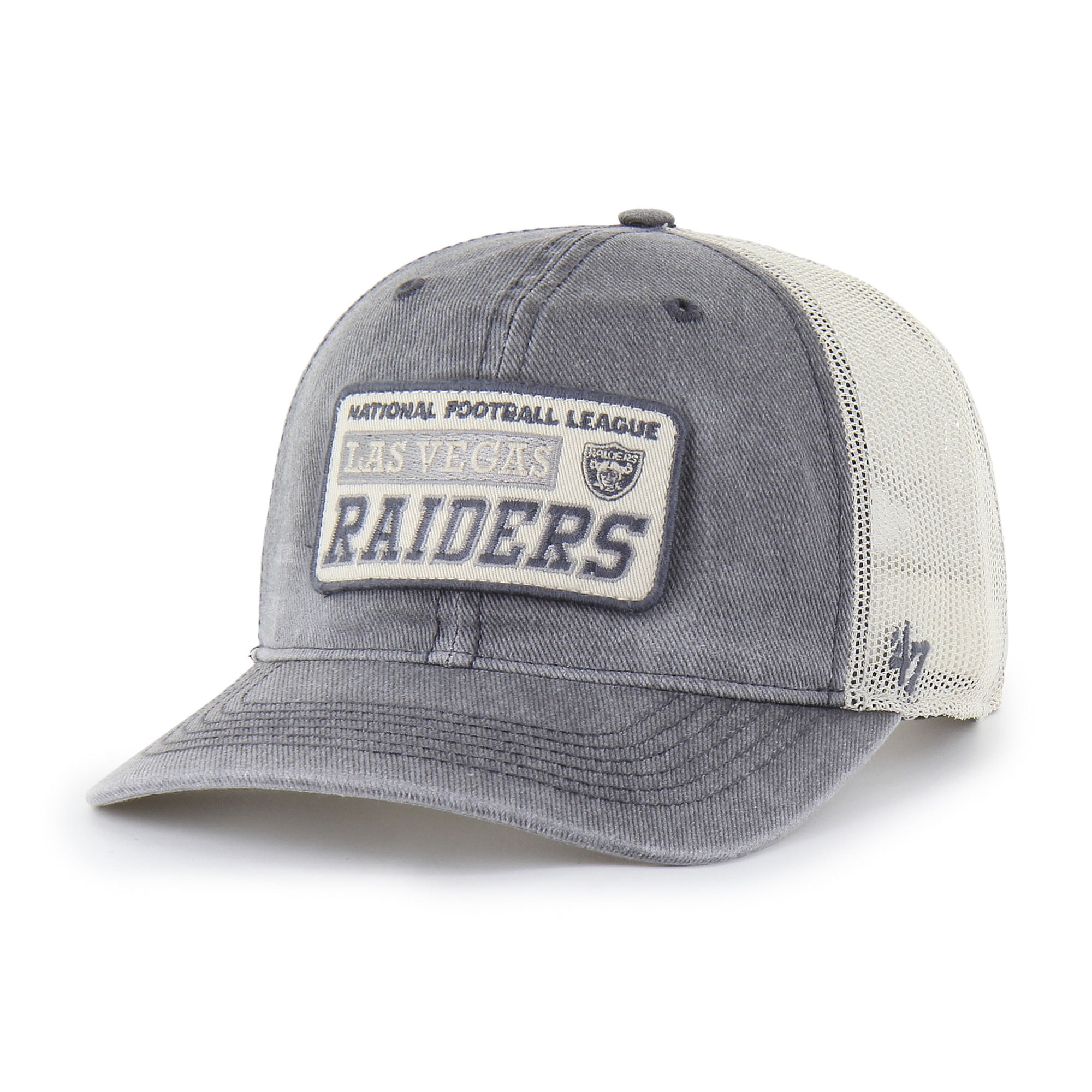 Men's '47 Charcoal Las Vegas Raiders Canteen Relaxed Trucker Adjustable ...