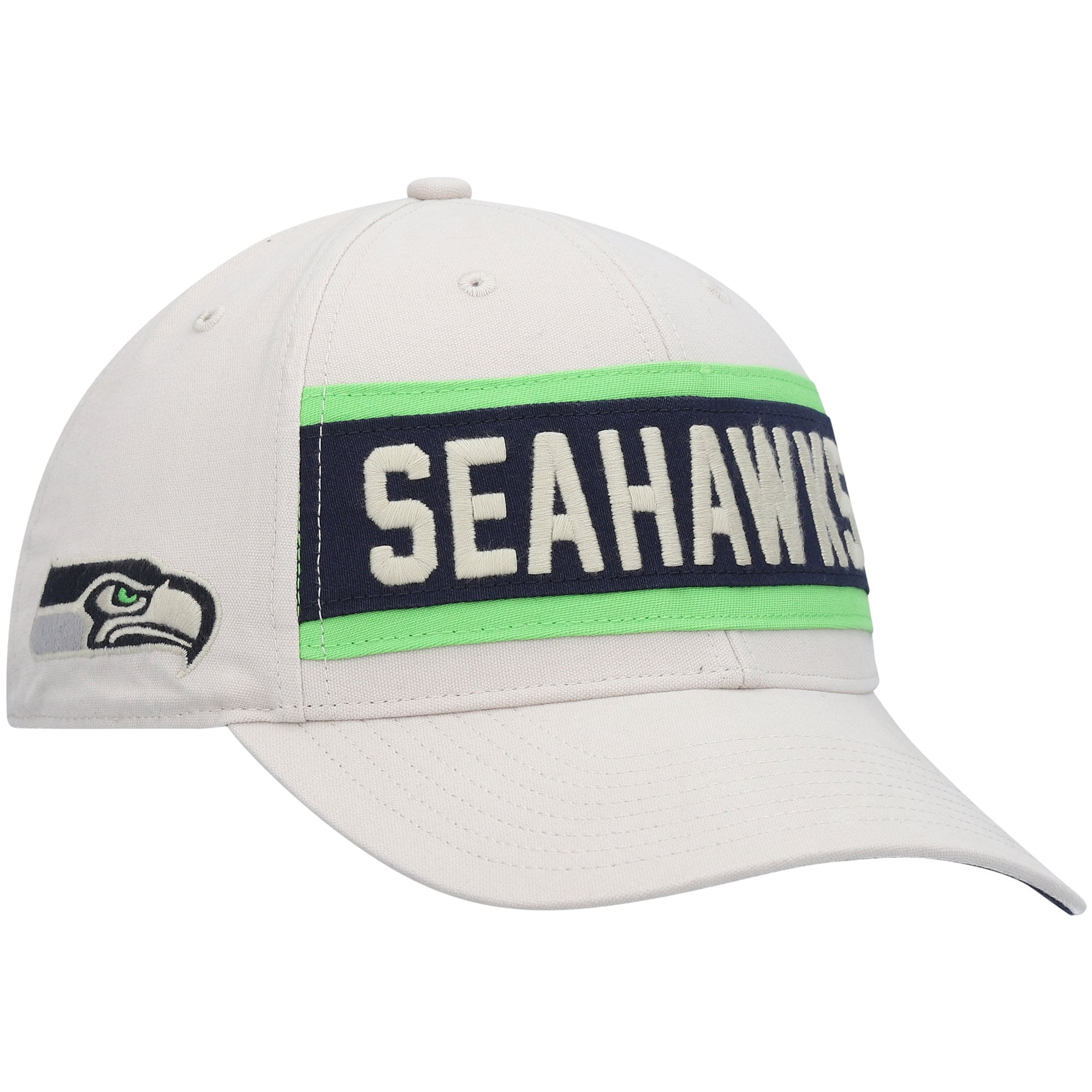 Men's '47 Cream Seattle Seahawks Crossroad MVP Adjustable Hat - Walmart.com