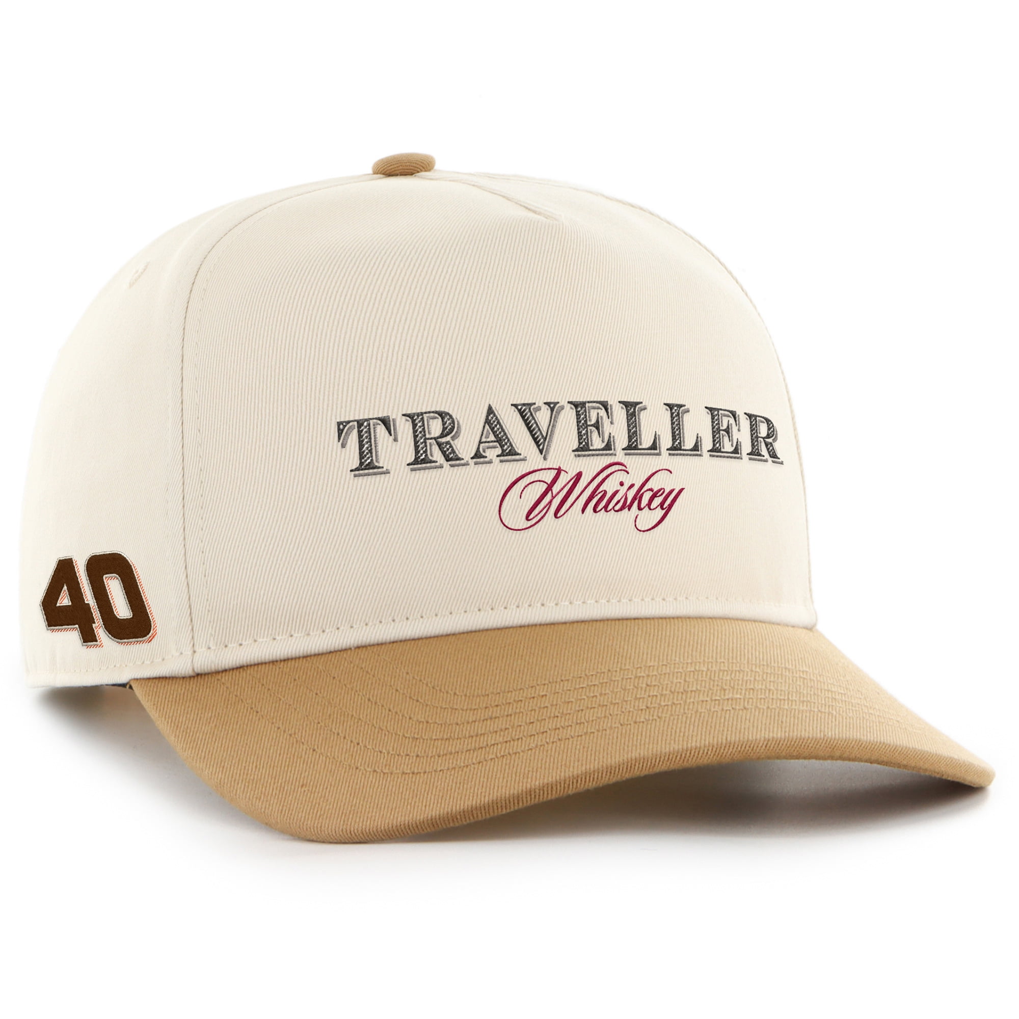 Men's '47 Cream/Tan Justin Allgaier Traveller Whiskey Triple Hit Hitch ...