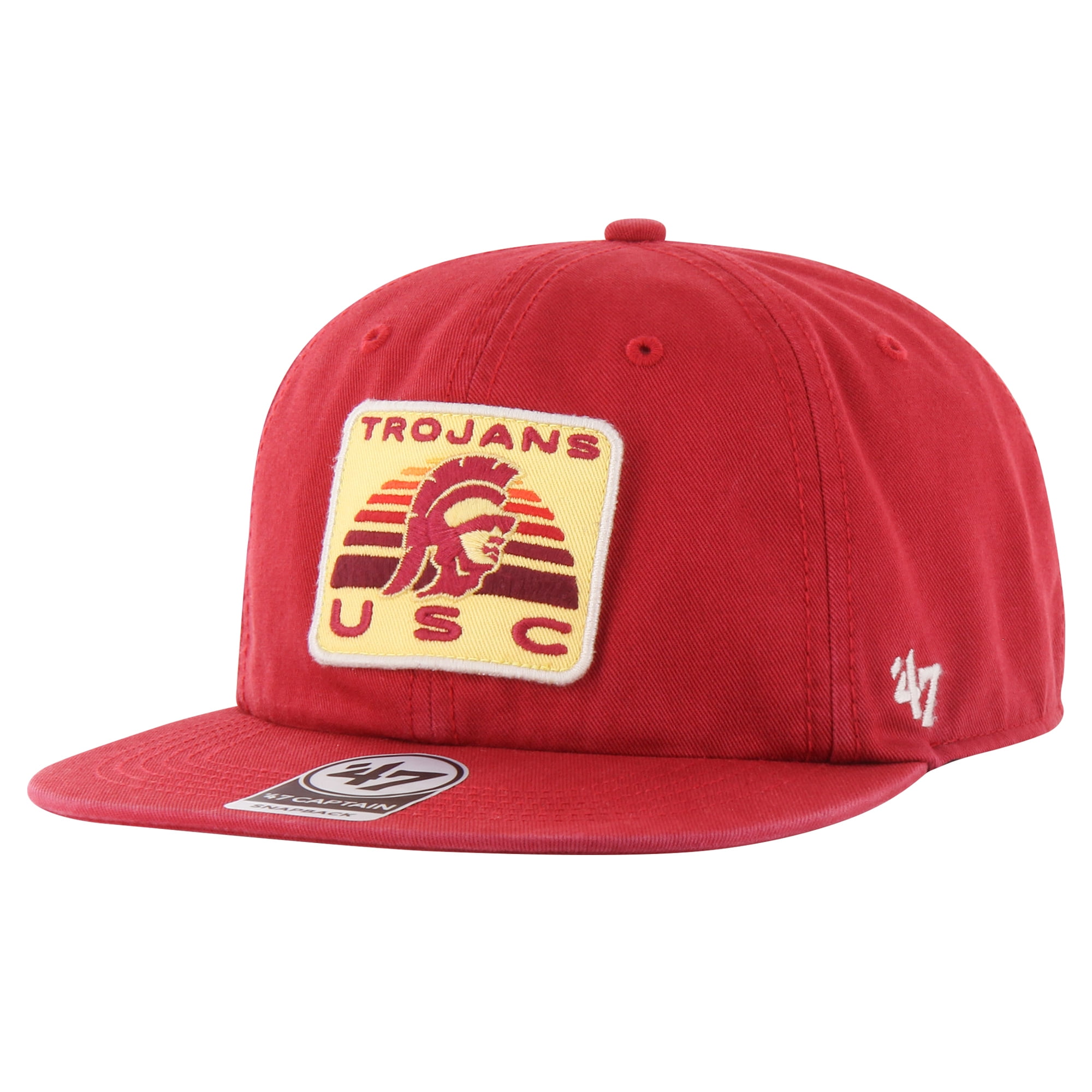 Men's '47 Crimson USC Trojans Coastline Captain Snapback Hat - Walmart.com