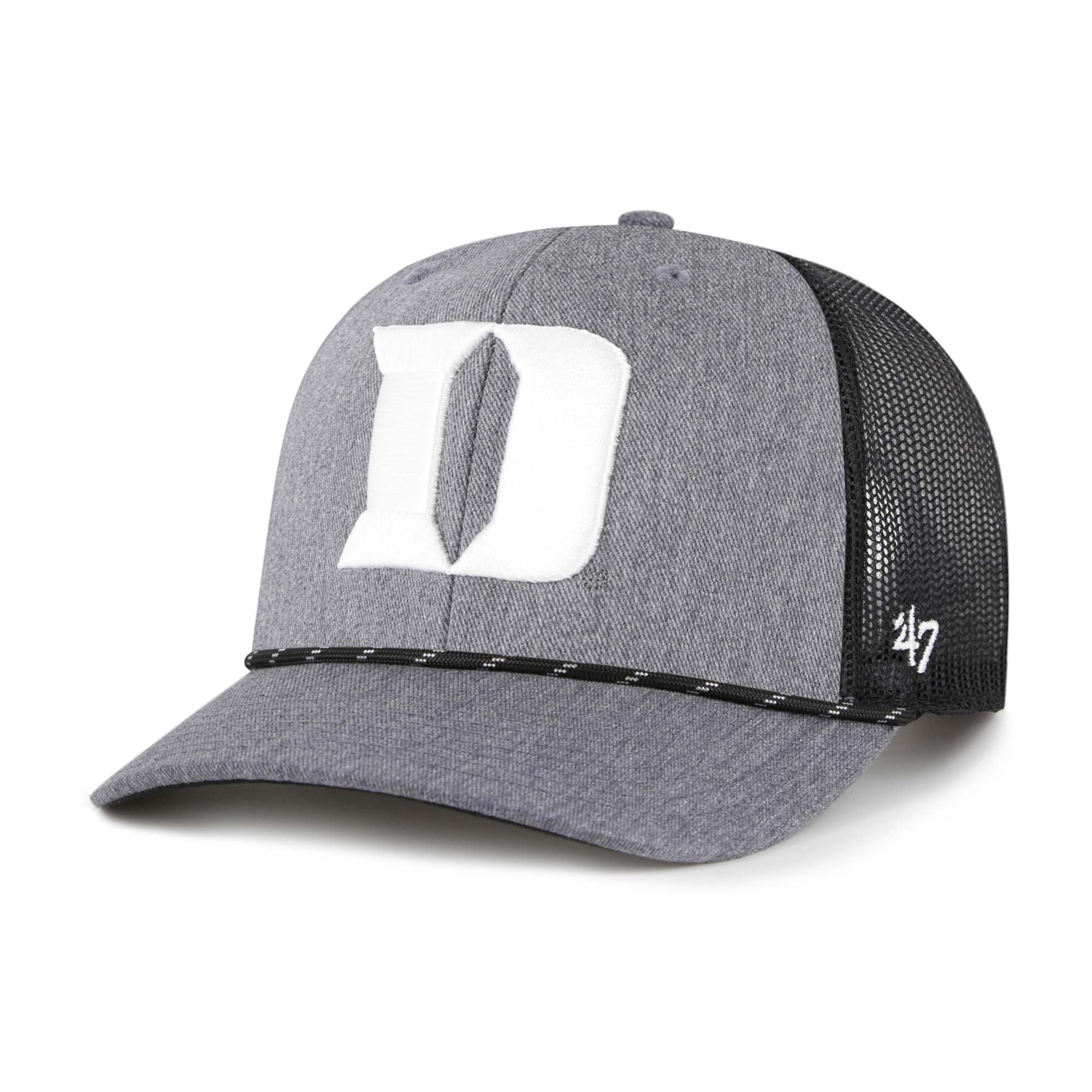 Men's-'47 Gray Duke Blue Devils Carbon Rope Adjustable Hat - Walmart.com