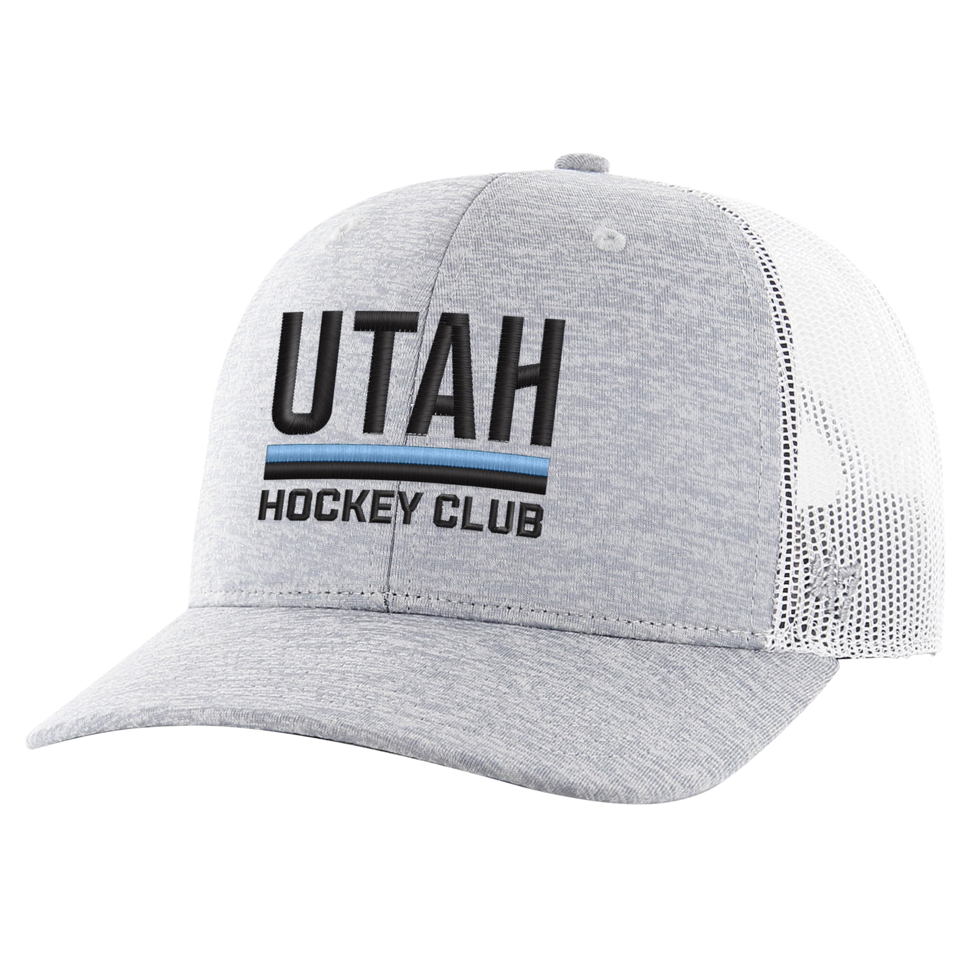 Men's '47 Gray Utah Hockey Club Harrington Adjustable Trucker Hat ...