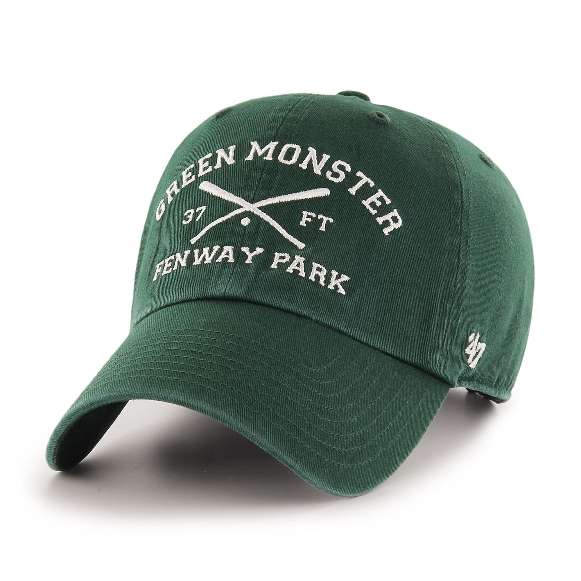 Men's '47 Green Boston Red Sox Green Monster Crossed Bat Clean Up ...