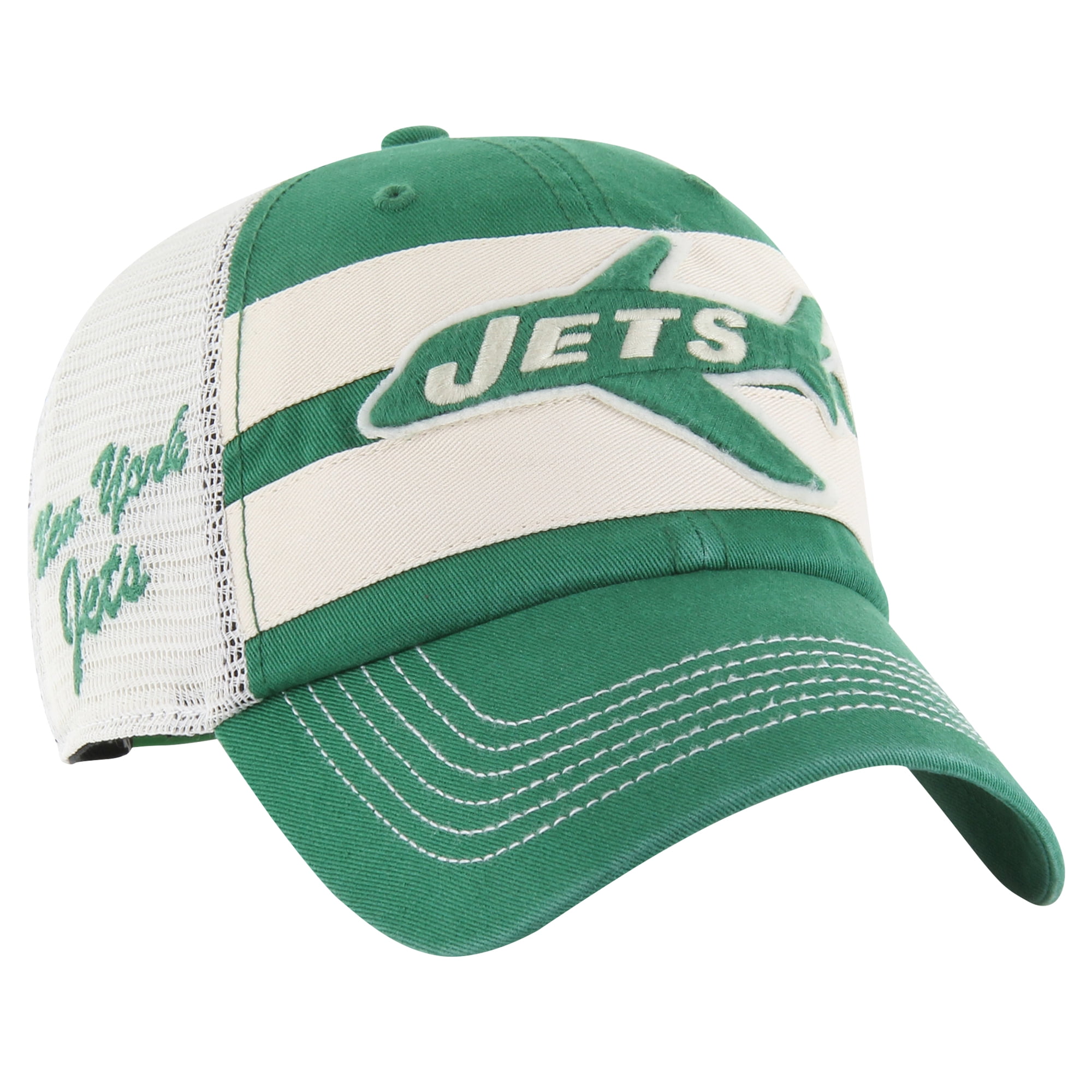 Men's '47 Kelly Green New York Jets Throwback Clubhouse Boon Clean-Up ...