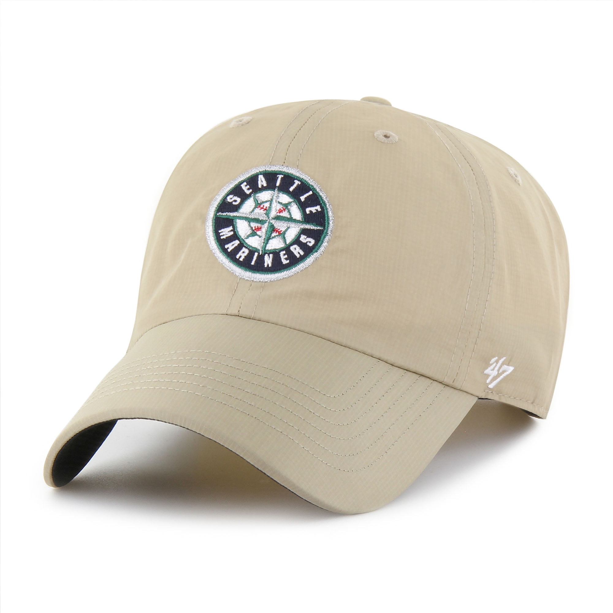 Men's-'47 Khaki Seattle Mariners Performance Clean Up Adjustable Hat ...