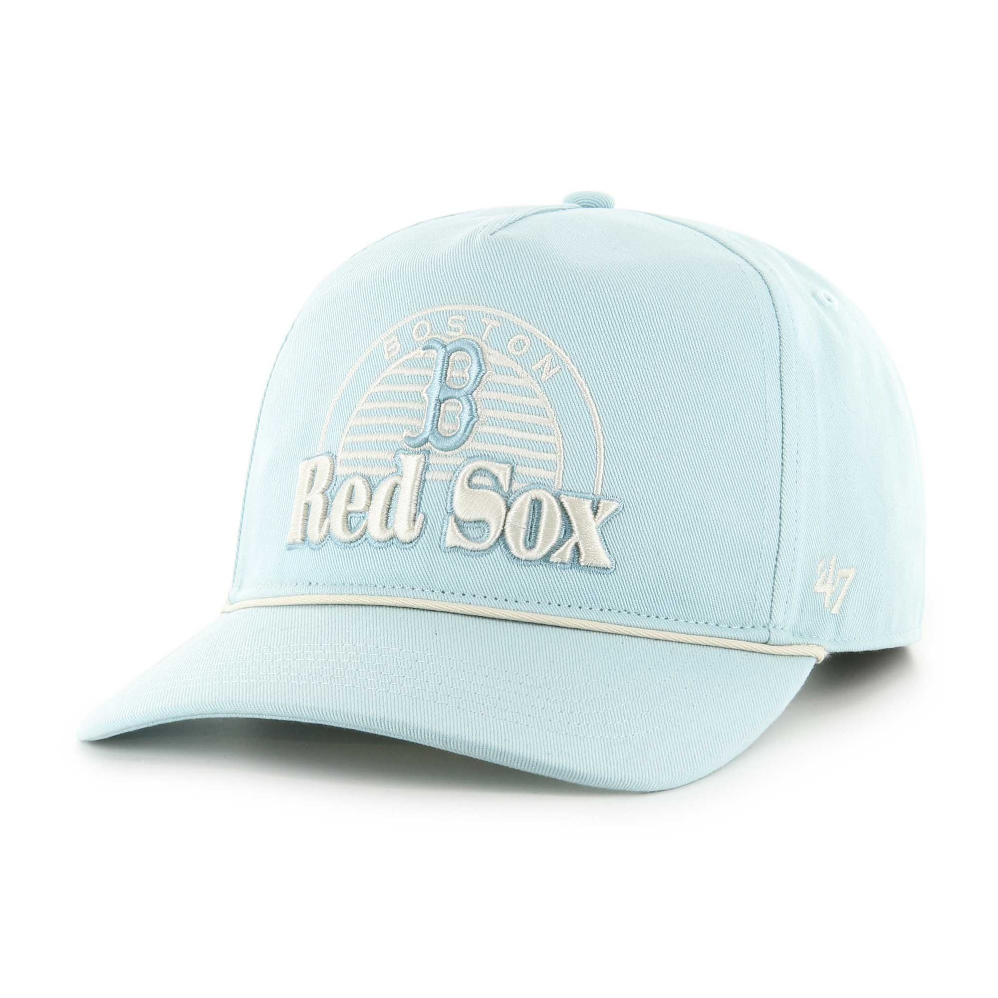 Men's '47 Light Blue Boston Red Sox Wander Hitch Adjustable Hat ...