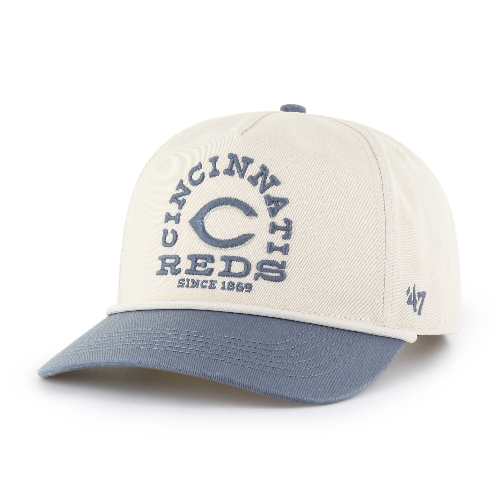 Men's '47 Natural Cincinnati Reds Ranchero Hitch Adjustable Hat ...