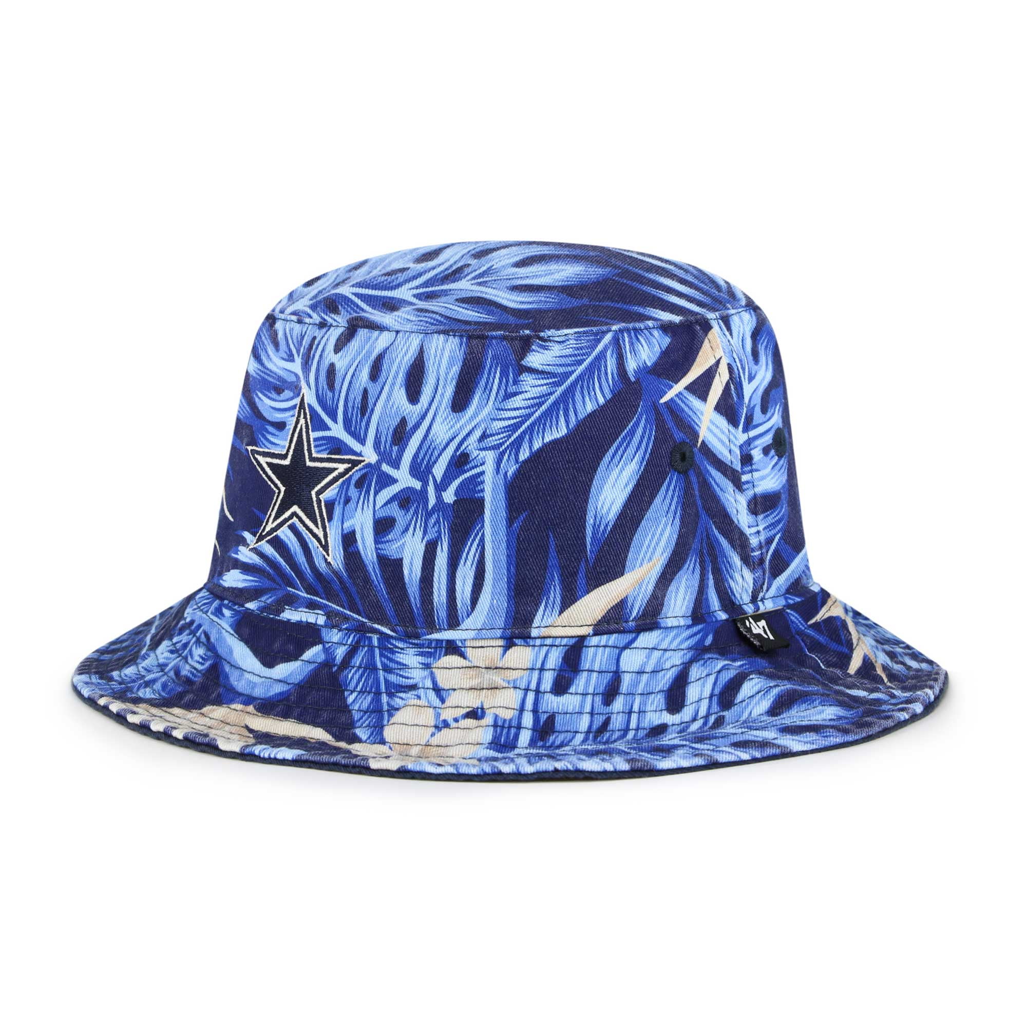 Men's '47 Navy Dallas Cowboys Tropicalia Bucket Hat - Walmart.com