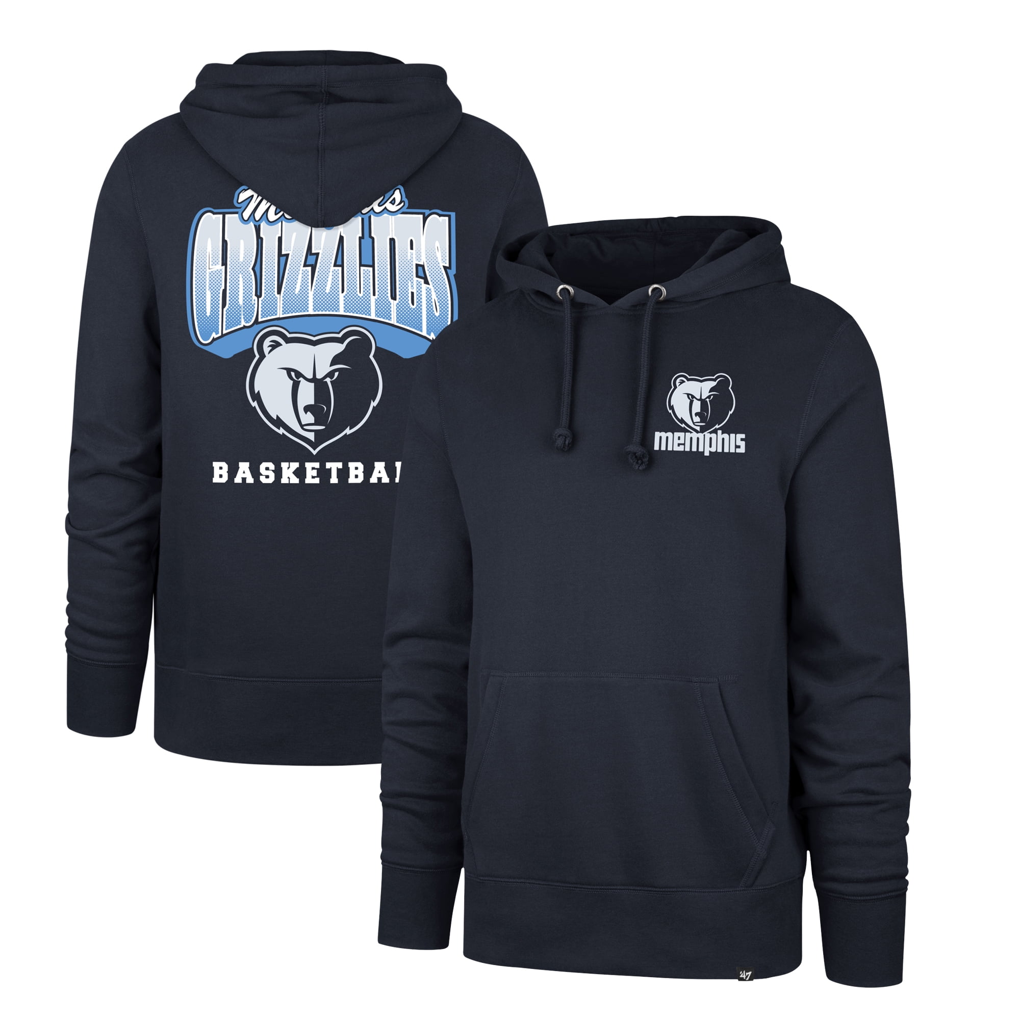 Men's '47 Navy Memphis Grizzlies 2025/26 City Edition Jab Step Headline ...