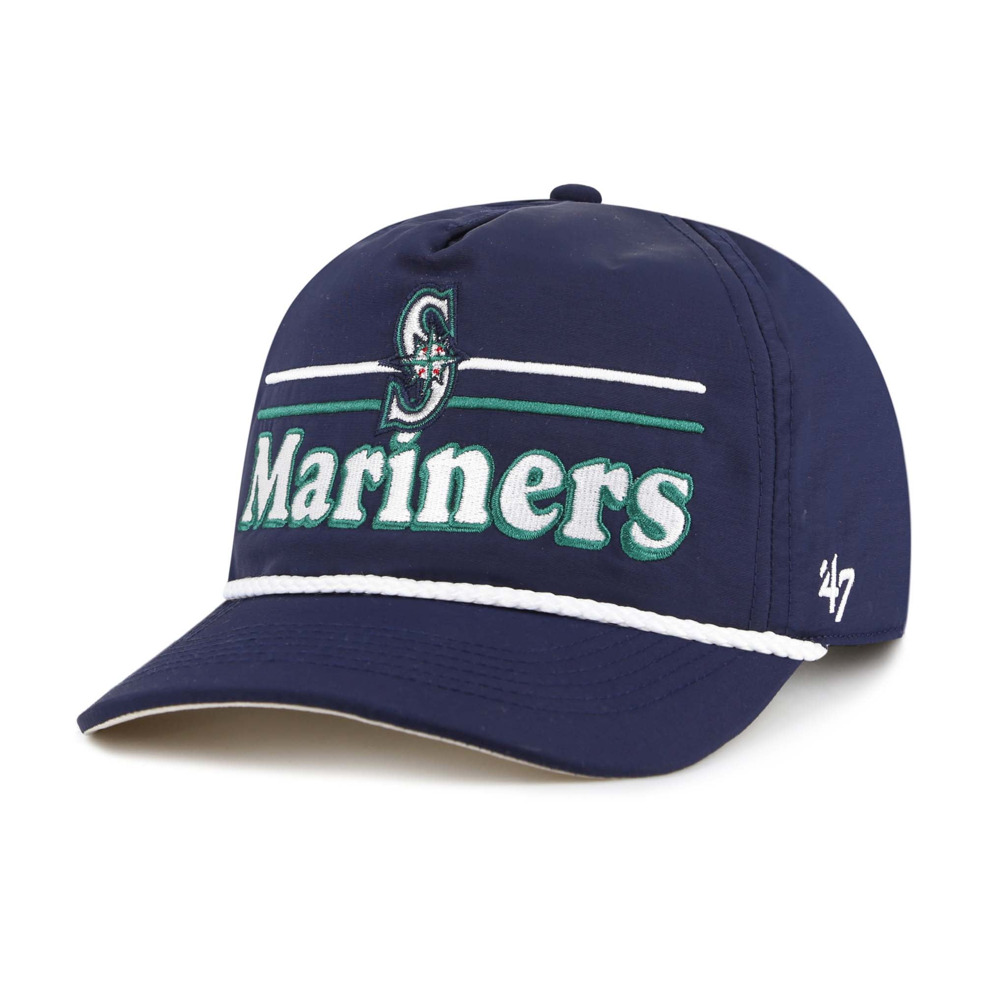Men's '47 Navy Seattle Mariners Campscape Hitch Adjustable Hat ...