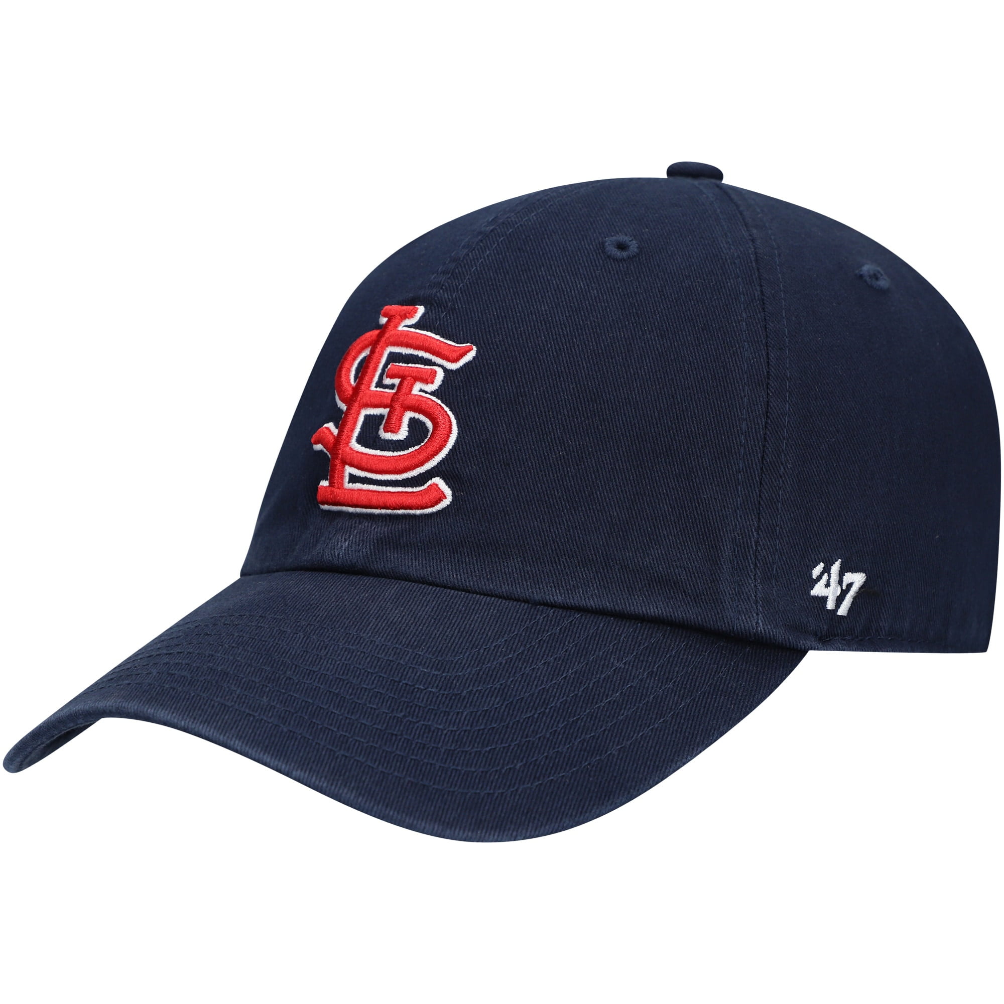 Men's '47 Navy St. Louis Cardinals Clean Up Adjustable Hat - Walmart.com