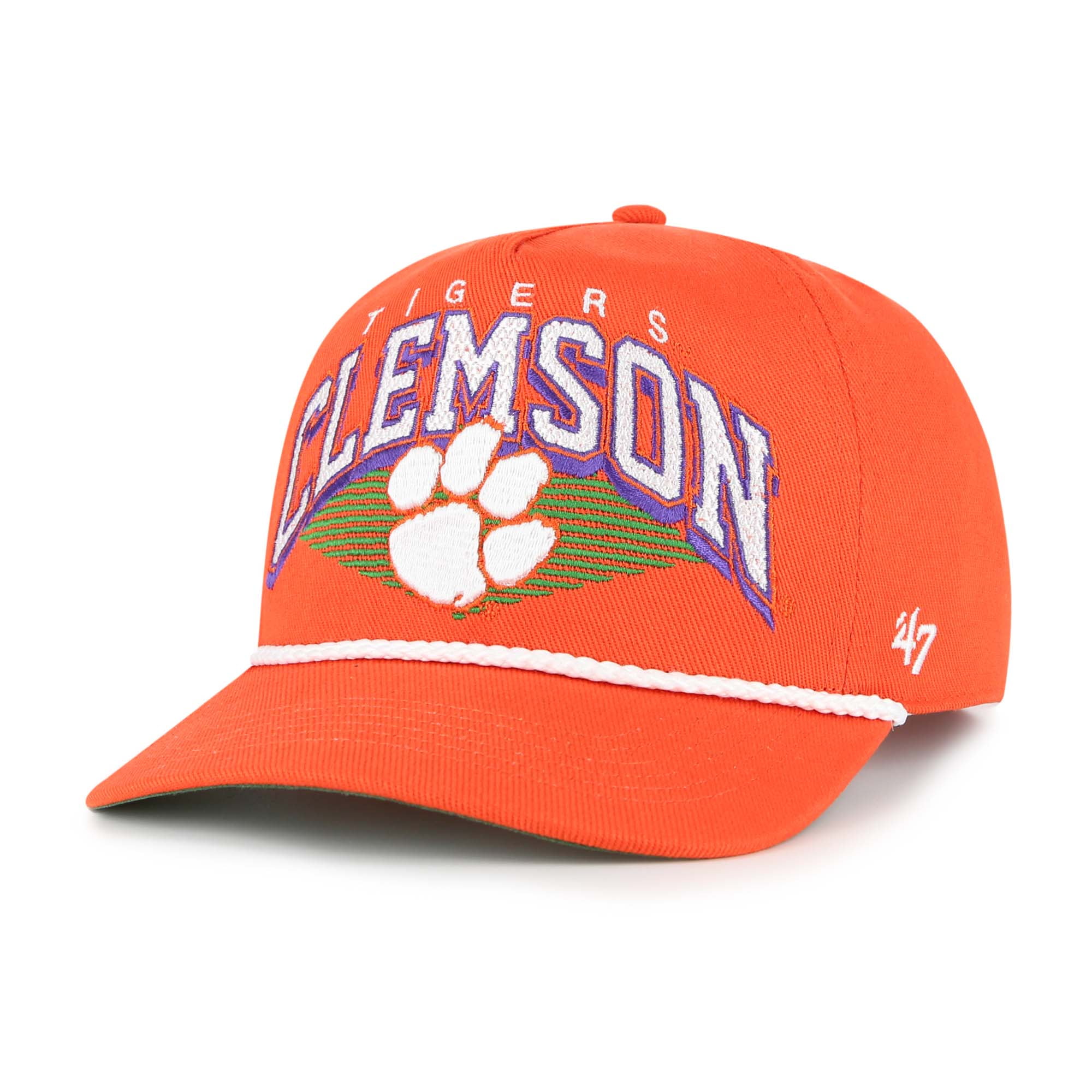 Men's '47 Orange Clemson Tigers Pomona Rope Hitch Adjustable Hat ...