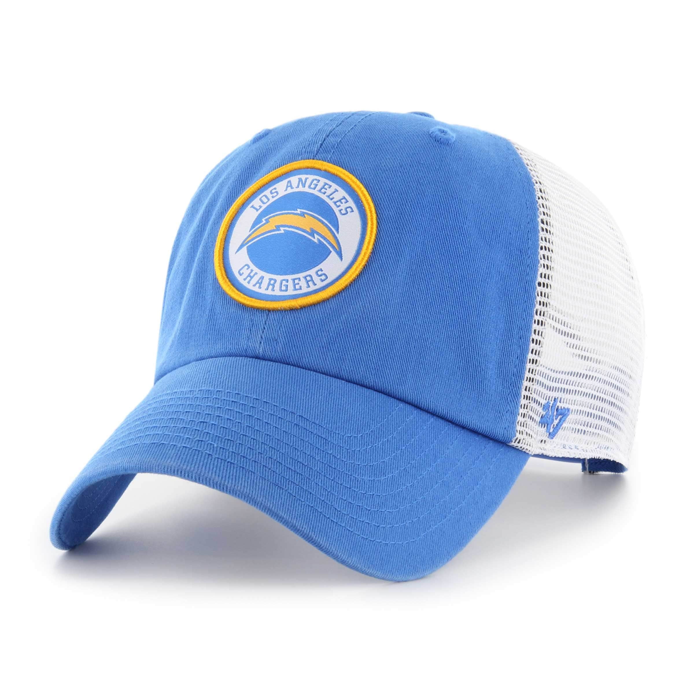 Men's '47 Powder Blue/White Los Angeles Chargers Highline Clean Up ...