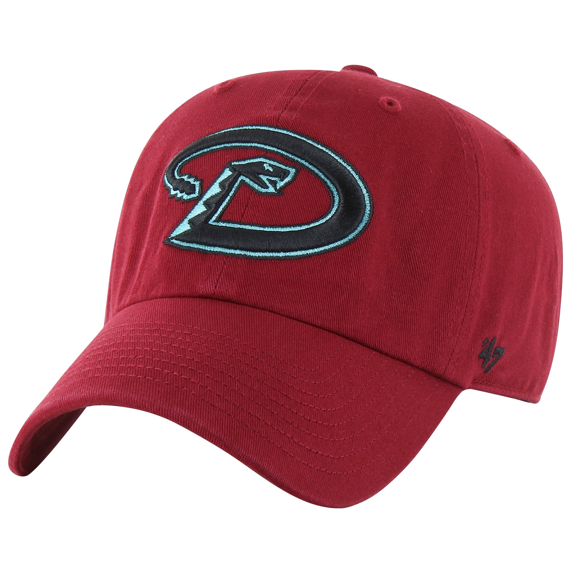 Men's '47 Red Arizona Diamondbacks Clean Up Adjustable Hat - Walmart.com