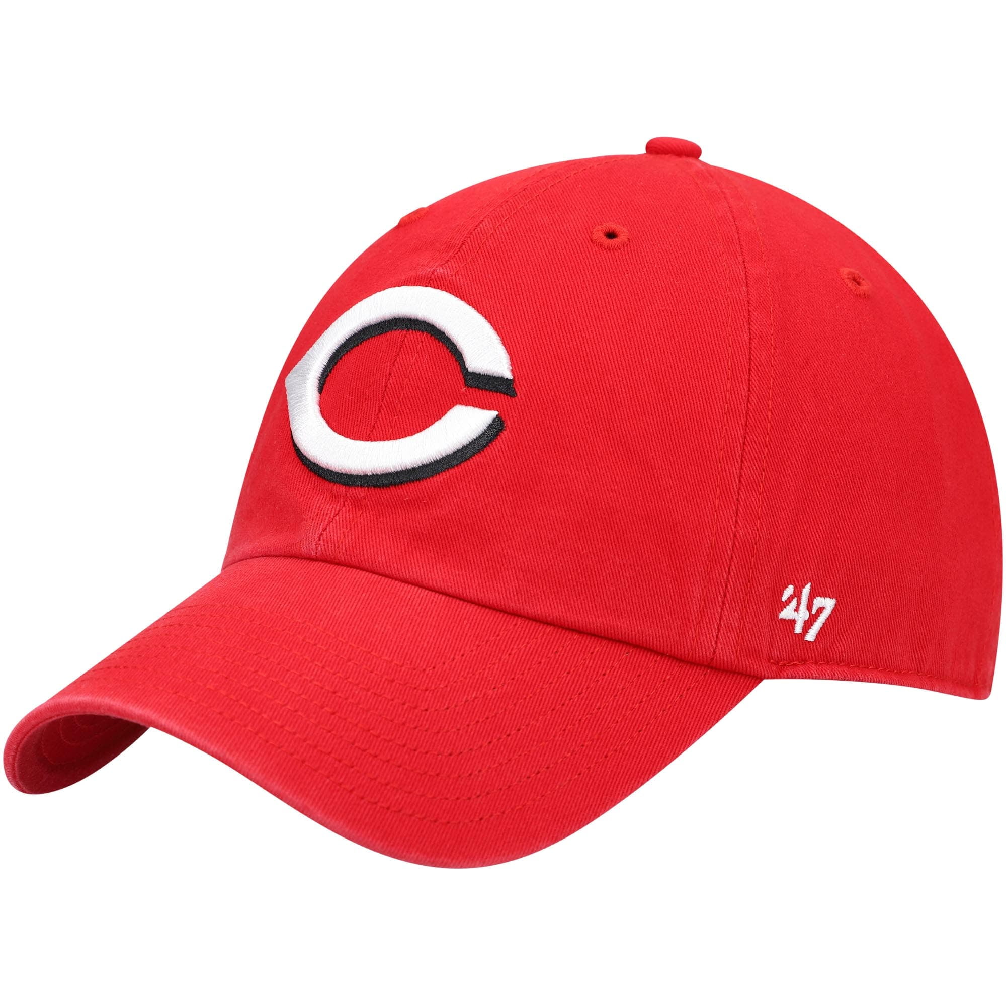 Men's '47 Red Cincinnati Reds Clean Up Adjustable Hat - Walmart.com