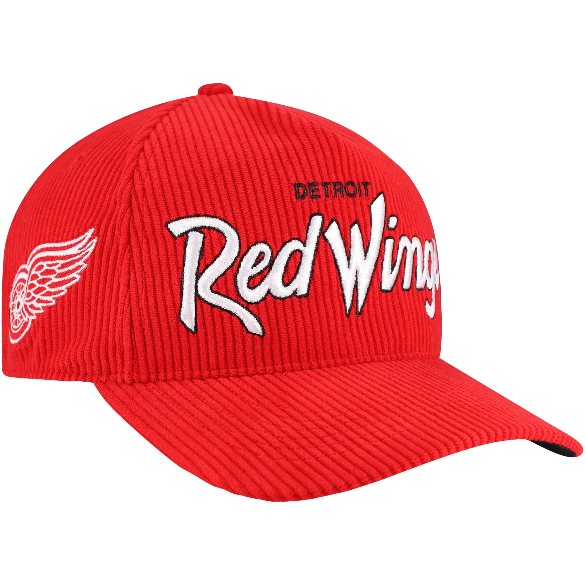 Men's '47 Red Detroit Red Wings Crosstown Corduroy Hitch Adjustable Hat ...