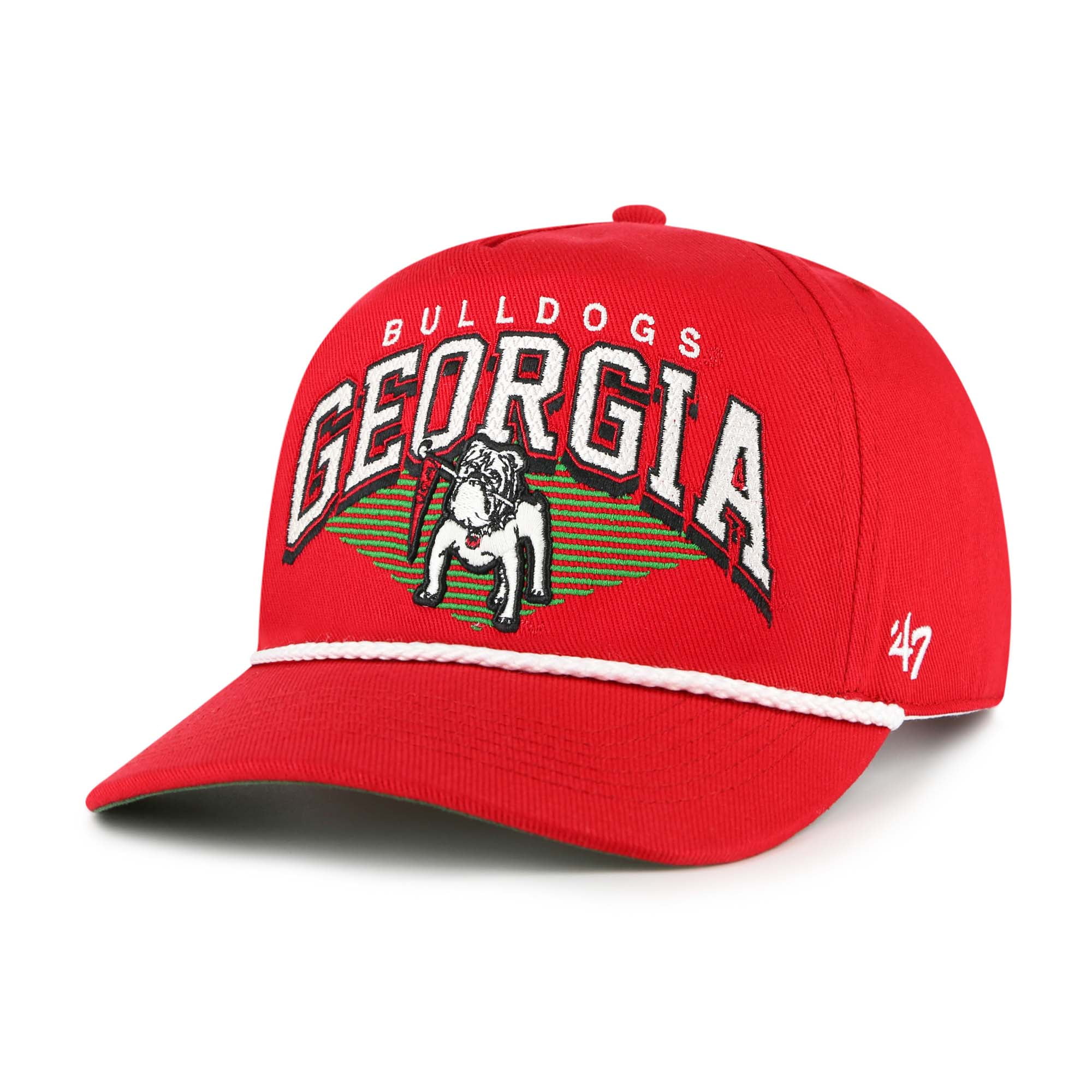 Men's '47 Red Georgia Bulldogs Pomona Rope Hitch Adjustable Hat ...