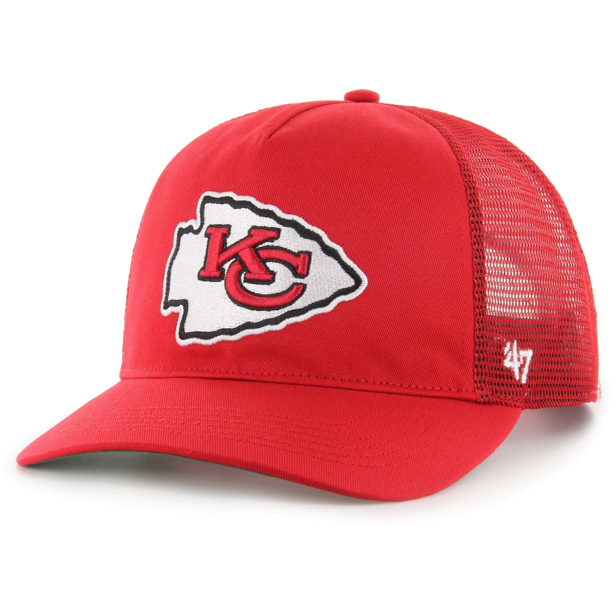 Men's '47 Red Kansas City Chiefs Mesh Hitch Trucker Adjustable Hat ...