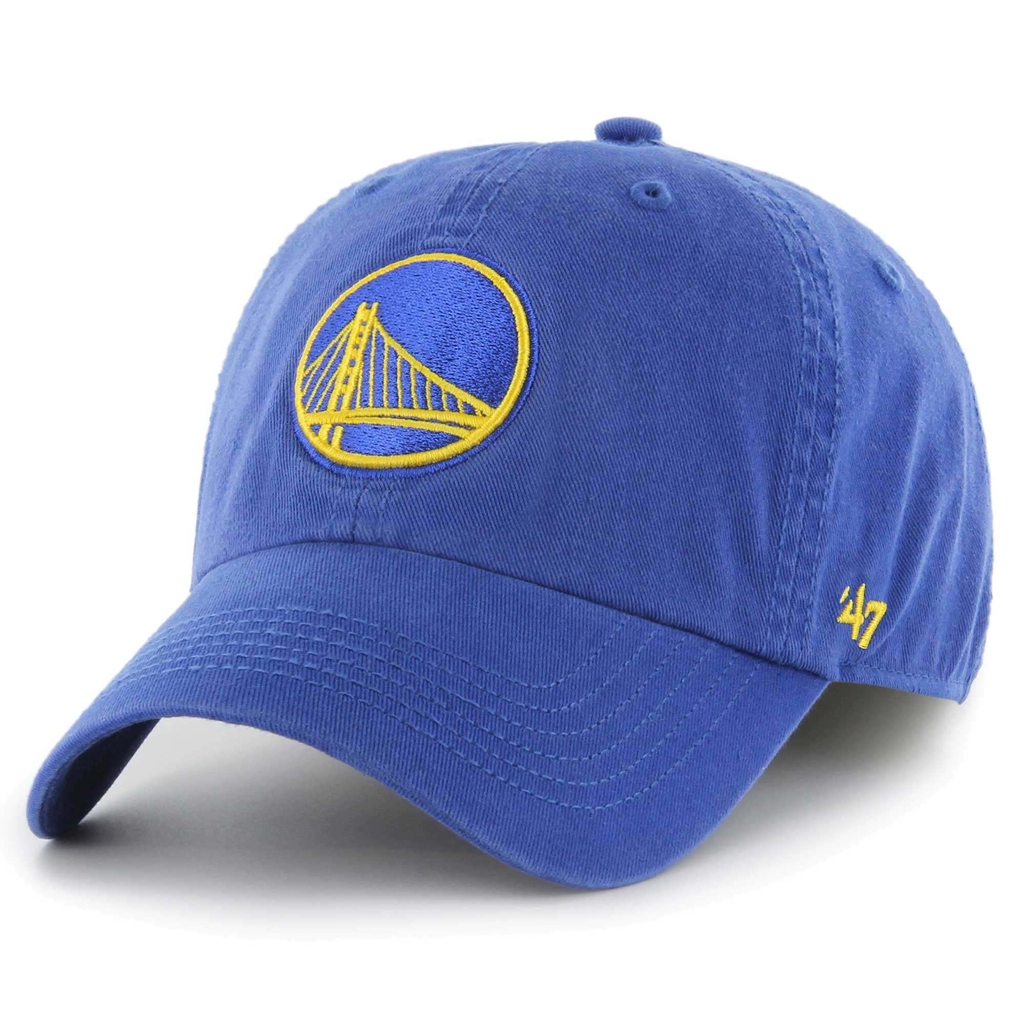 Men's '47 Royal Golden State Warriors Classic Franchise Fitted Hat ...