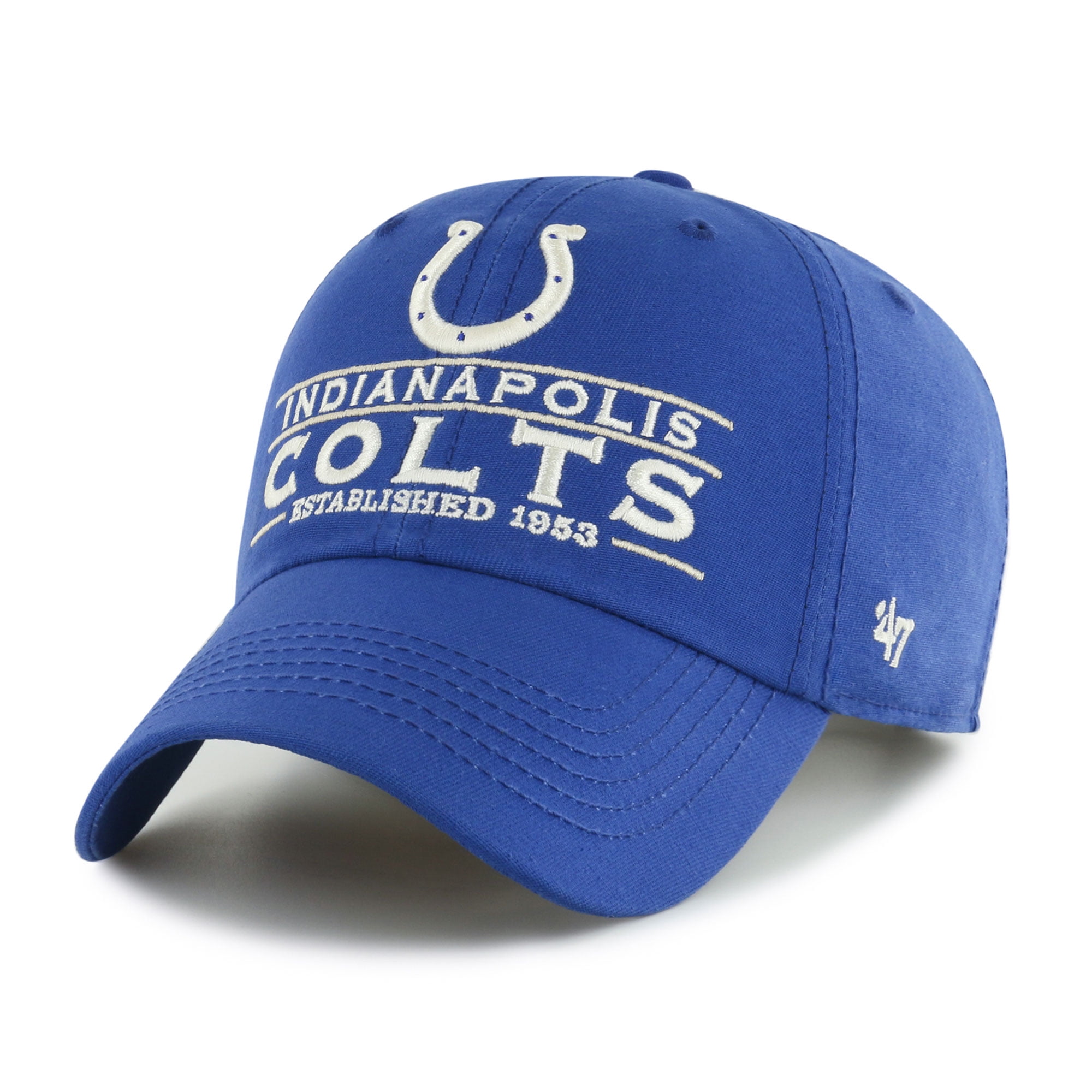 Men's '47 Royal Indianapolis Colts Vernon Clean Up-Adjustable Hat ...